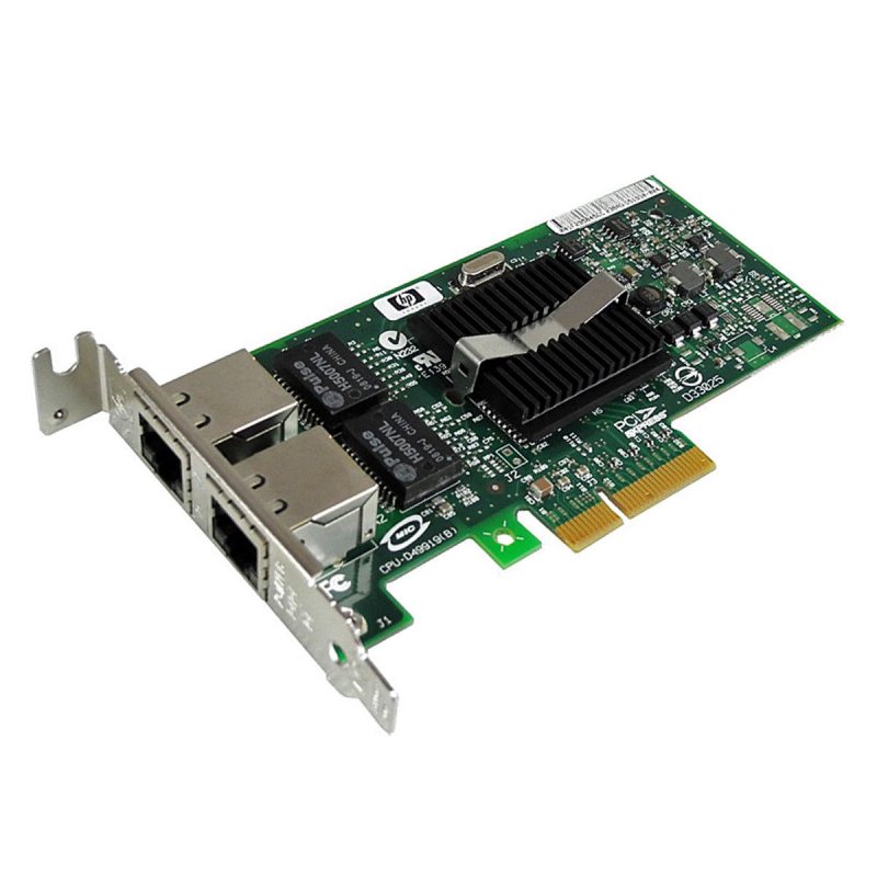 HP NC360T Intel PRO/1000 PT LP Gigabit Dual Port Server 412651-001 L, 8 ...
