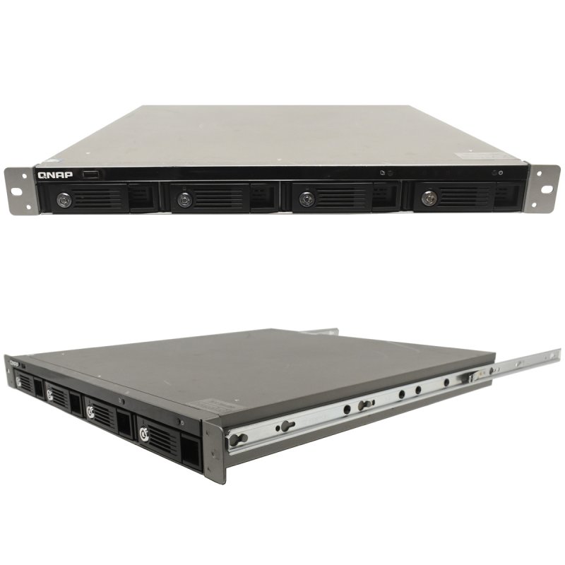 QNAP TS-459U-RP+ Turbo NAS Rack U1 Server 1.8GHz 1GB RAM 4Bay 2x eSAT
