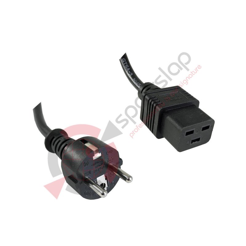 Volex Netzkabel 4 m lang Schuko Stecker an Kaltgerätebuchse C19