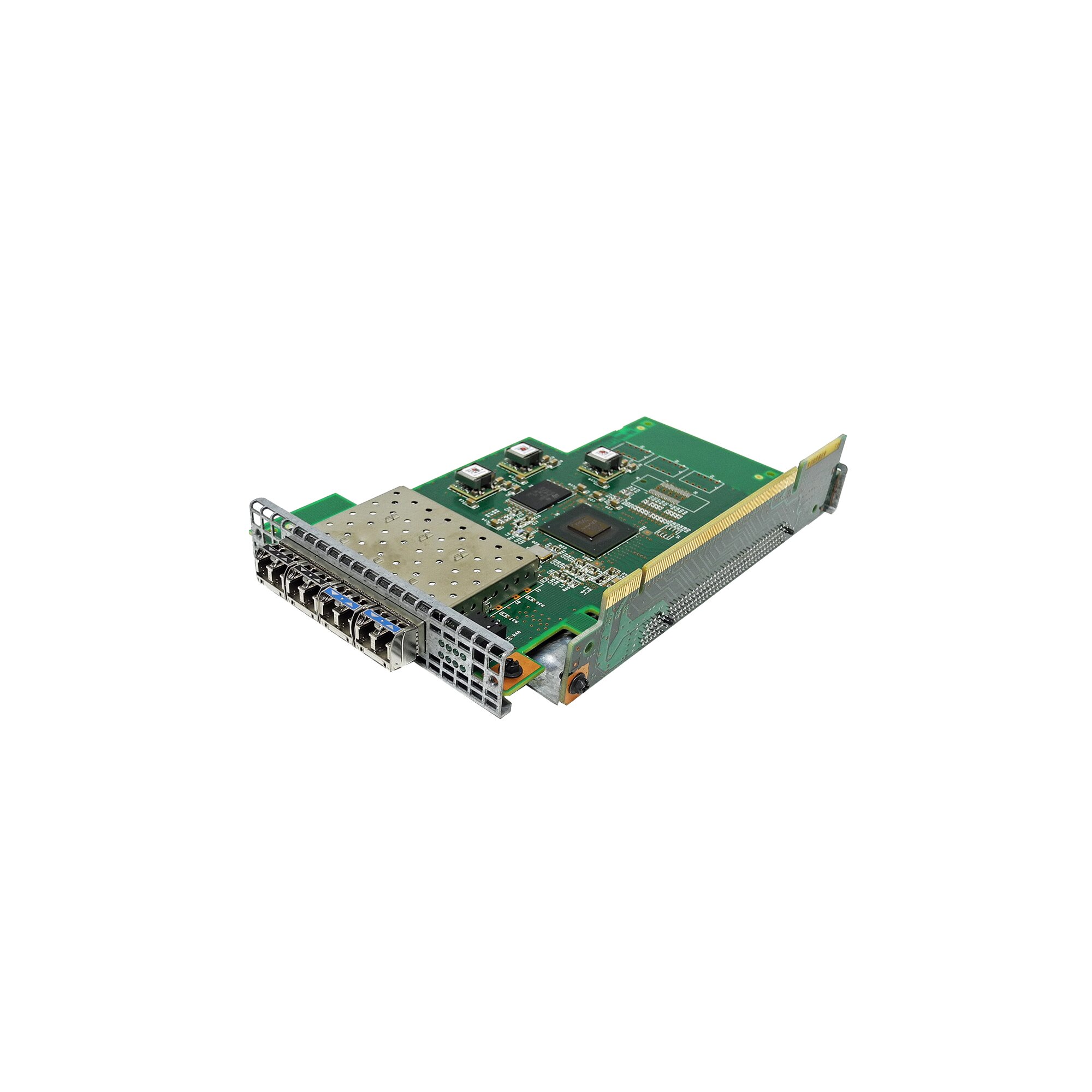 IBM PMC Quad-Port 8Gb SFP+ FC PCIe x8 Netzwerkkarte 31P1334 + Riser ...