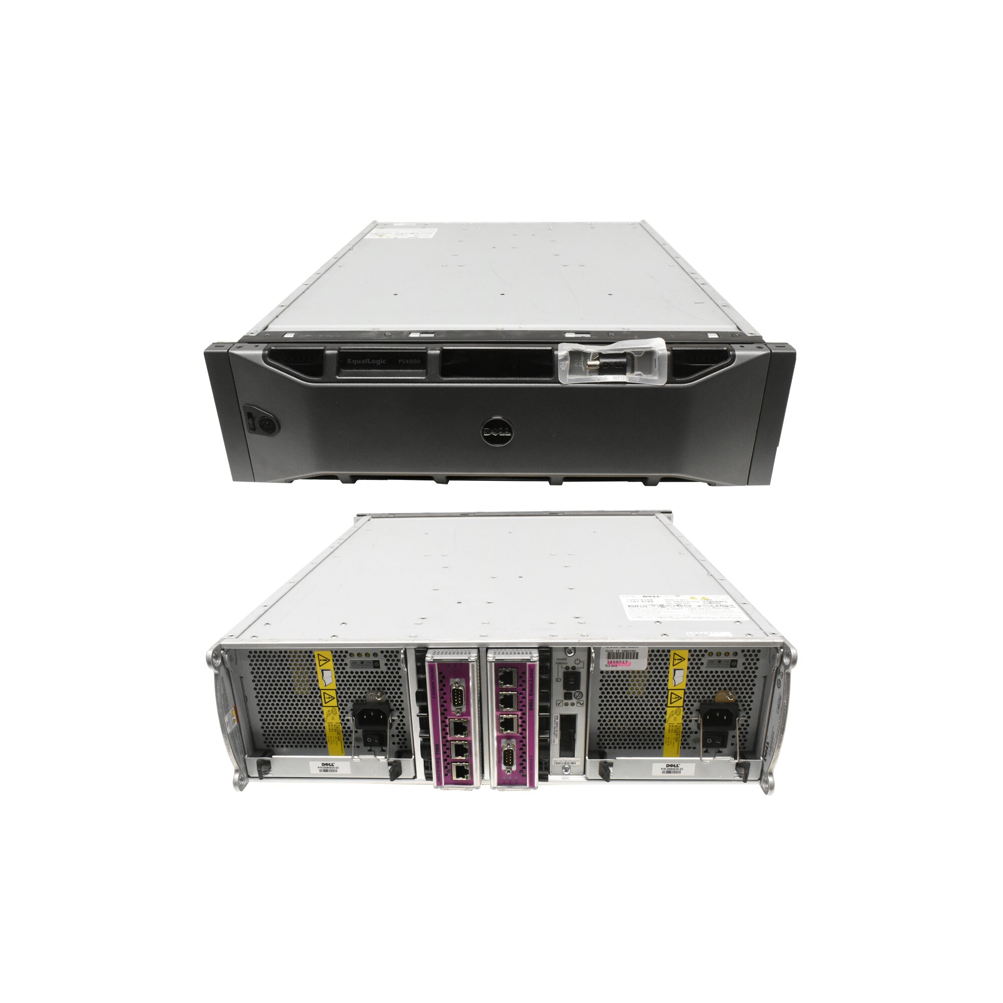 Dell EqualLogic PS4000xv 2x Control Module 8 2x 2GB PC2 RAM 11x 450 GB ...