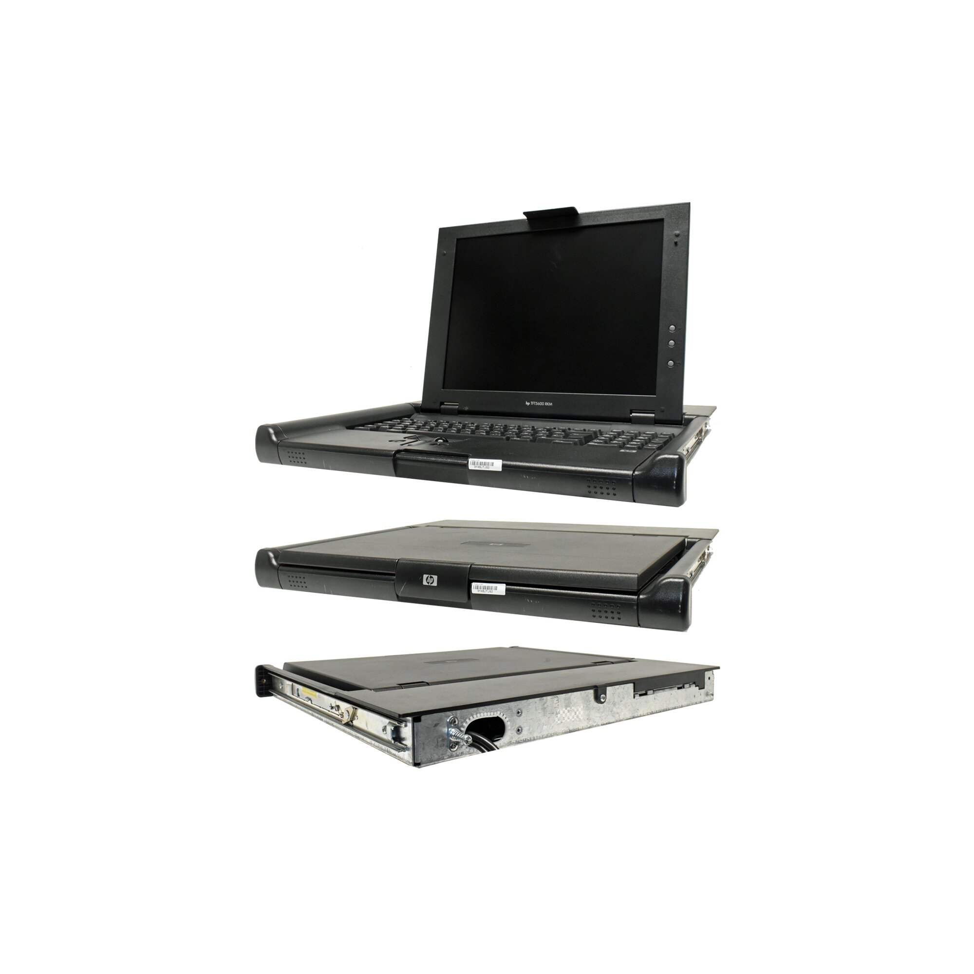 HP TFT5600 RKM 15" Flat Panel KVM-Console +Keyboard US Layout ...