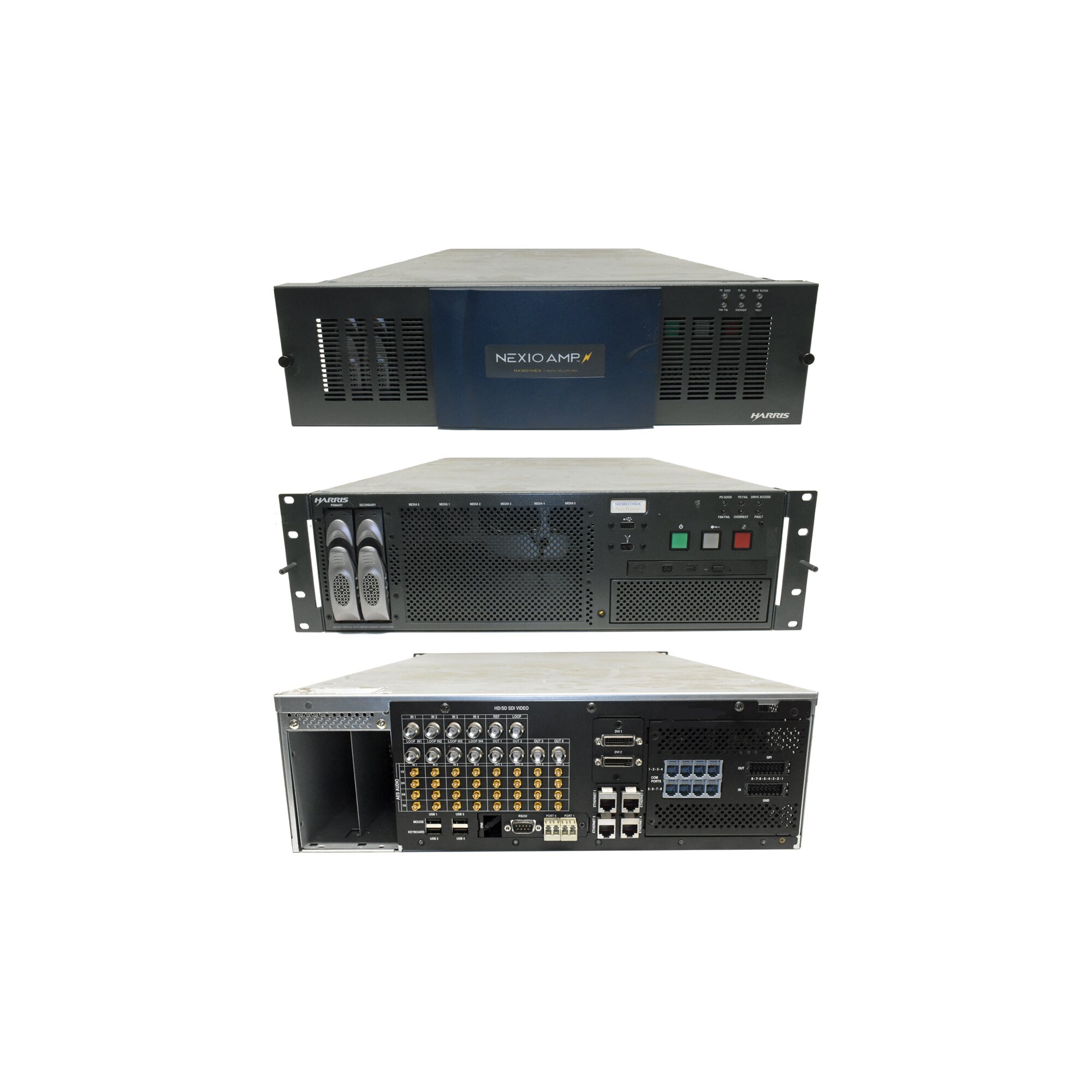 Leitch Harris NX3601HDX Media Server 2x AMD OS2435 SC 16GB RAM 2x 320GB HDD 3.5 Zoll Tyan S2915 ...