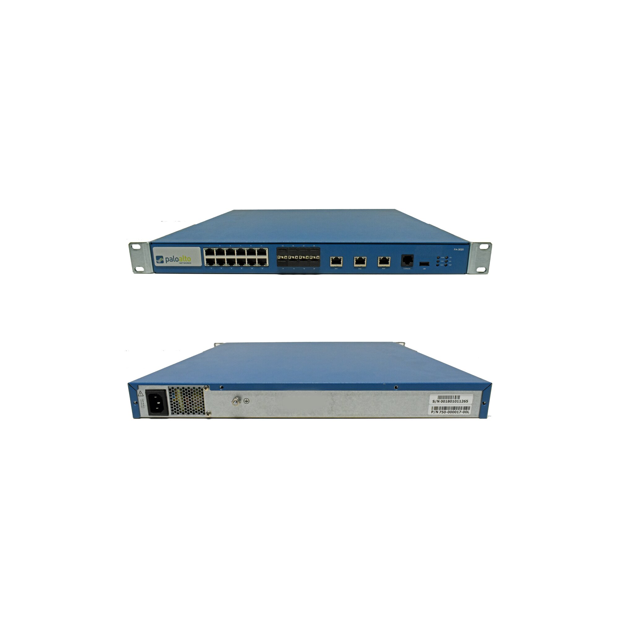 Palo Alto PA-3020 High Speed Firewall 2Gbps 250.000 Sessionsl 520 ...
