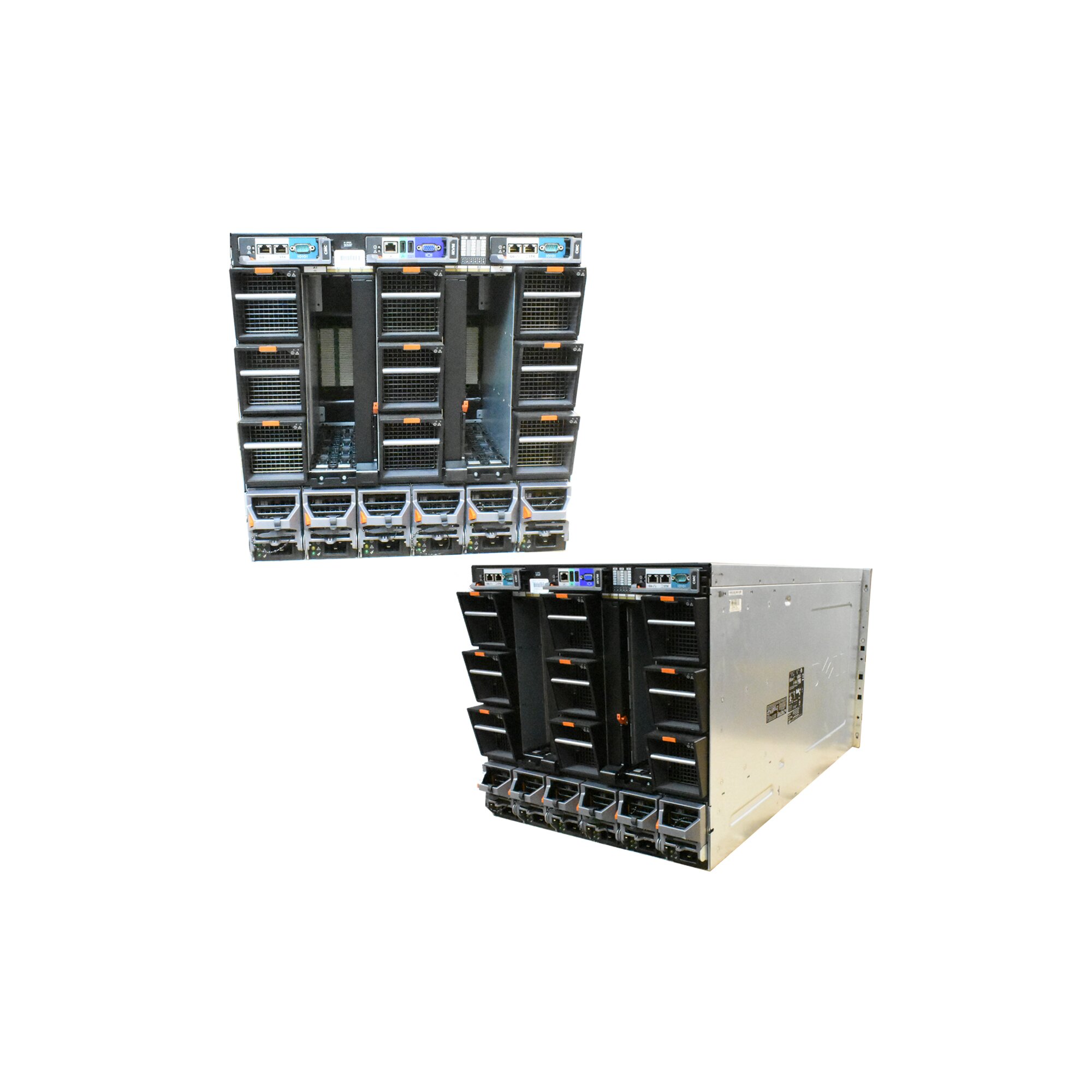 Dell PowerEdge M1000e BladeCenter BMX01 6x C2700A PSU 2x RK095 iKVM ...