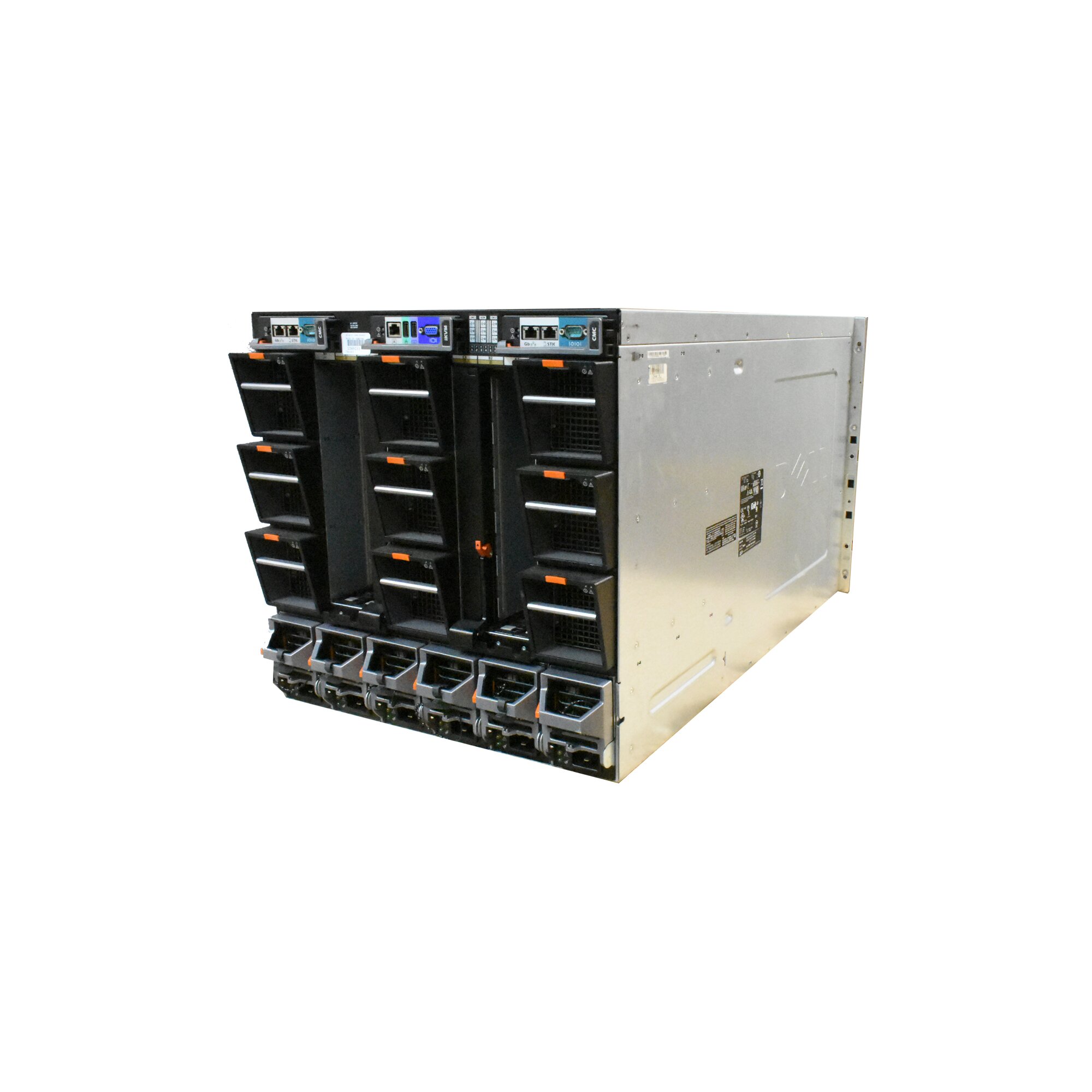 Dell PowerEdge M1000e BladeCenter BMX01 6x C2700A PSU 2x RK095 iKVM ...