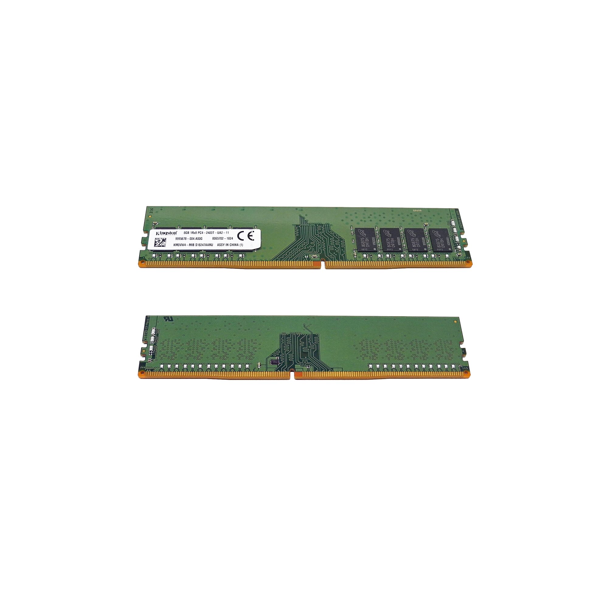 Kingston 8GB 1Rx8 PC4-2400T-UA2-11 DDR4 Desktop RAM KM0VW4 9995678 - Piospartslap