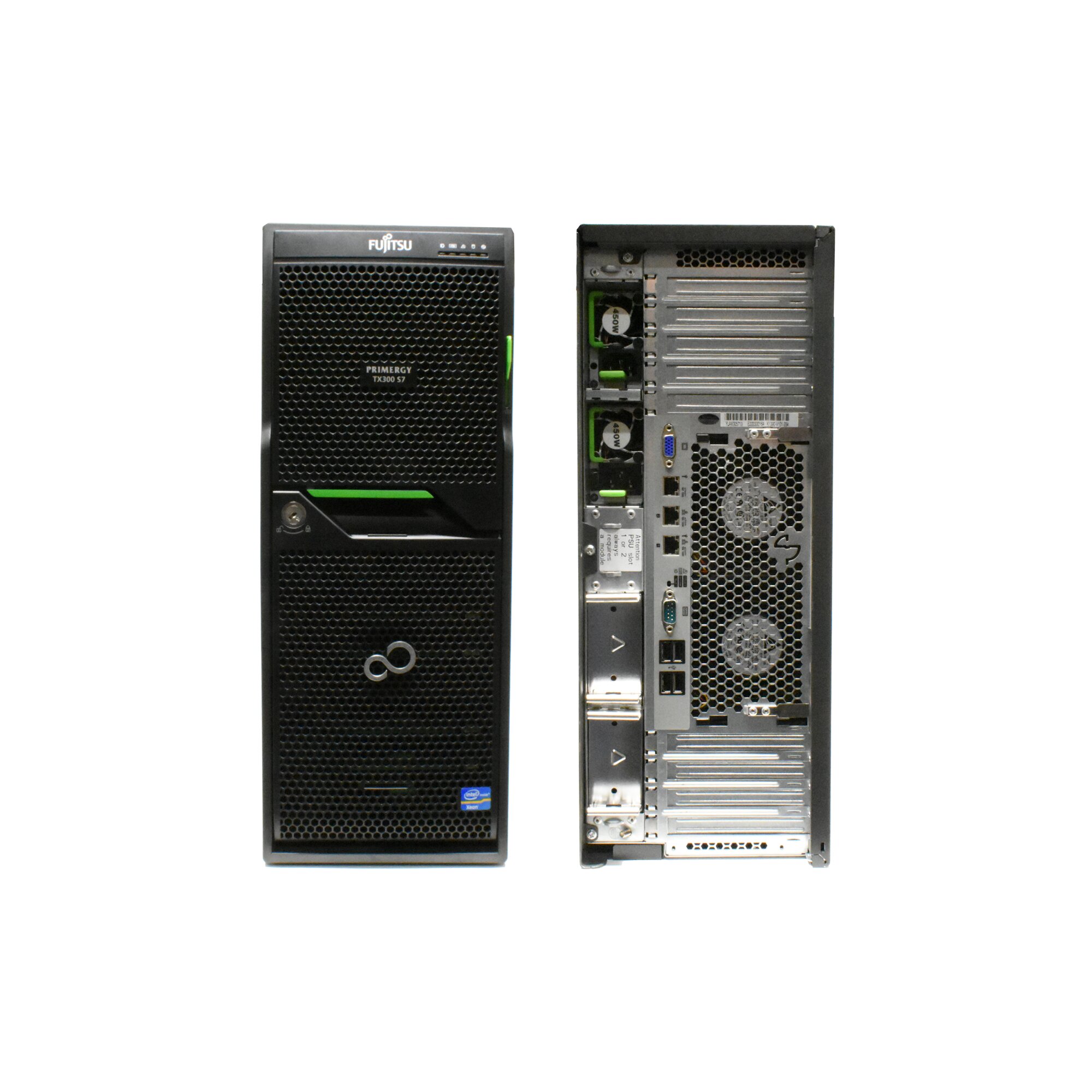 Fujitsu Primergy TX300 S7 Xeon E5-2620 Six-Core 2.0 GHz CPU 16GB RAM 2x ...