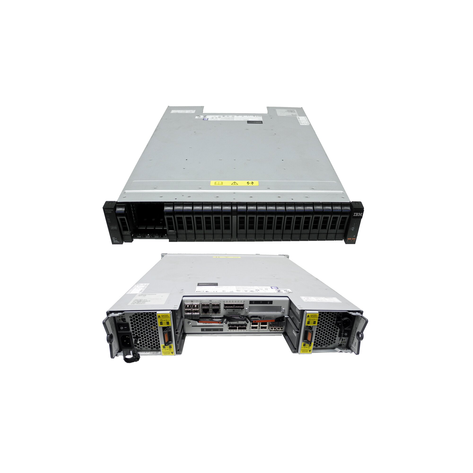 IBM Storwize V7000 Disk System Storage 2076-124 +2x Controller +2x PSU ...