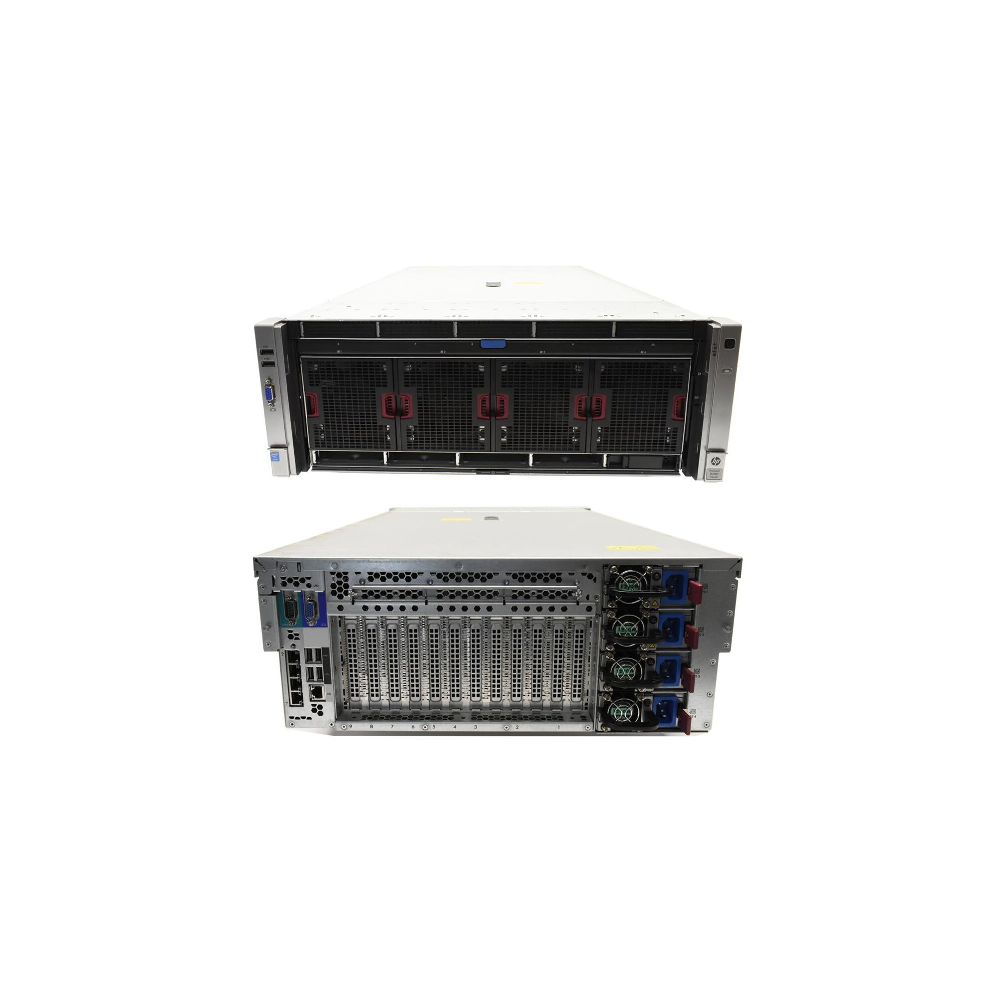 HP ProLiant DL580 G8 2x CPU E7-4890 v2 15C 96 x DIMM ohne RAM 10x SFF 2 ...