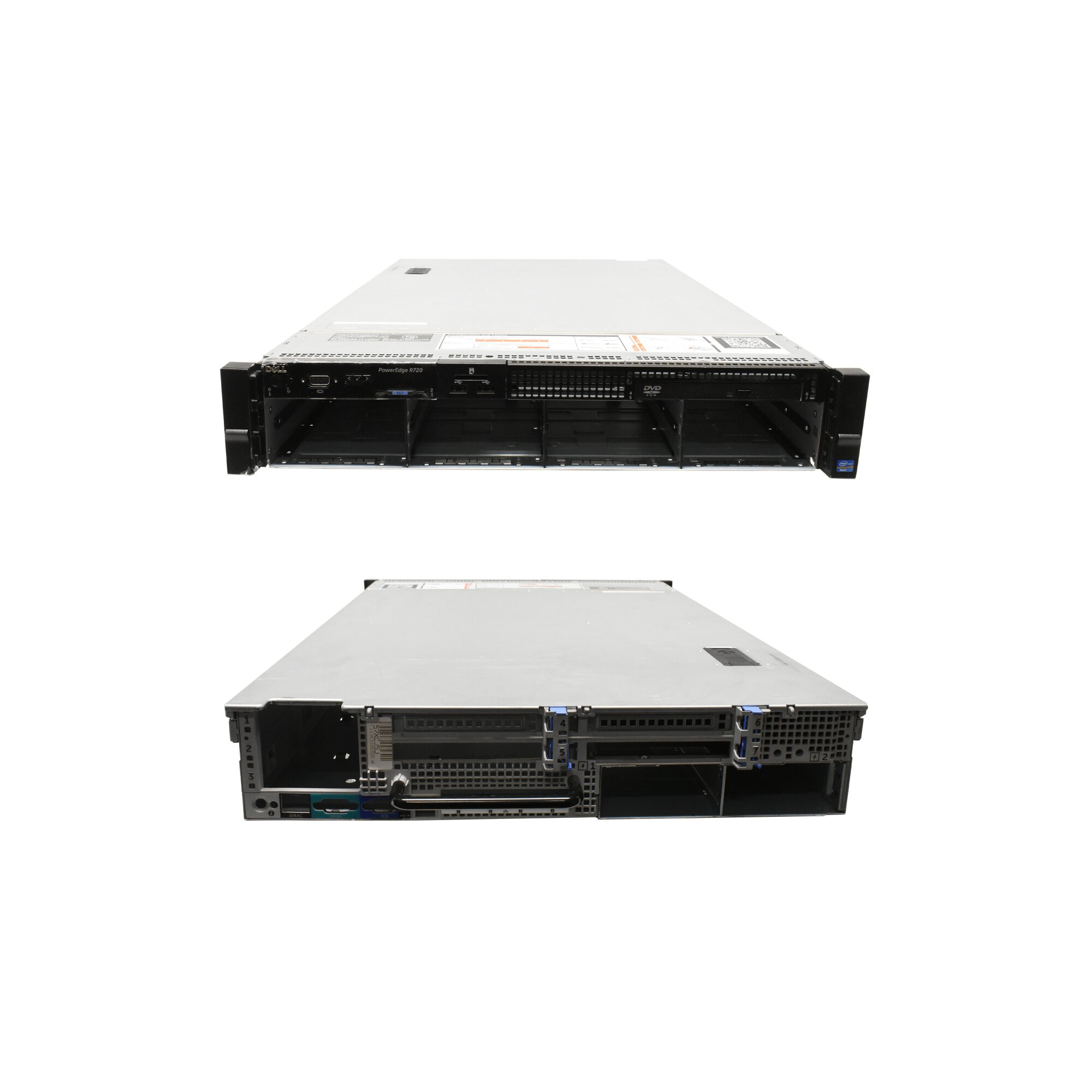 Dell PowerEdge R720 Rack Server Chassis 2U 8Bay 3.5 Zoll LFF 07KF7P ...