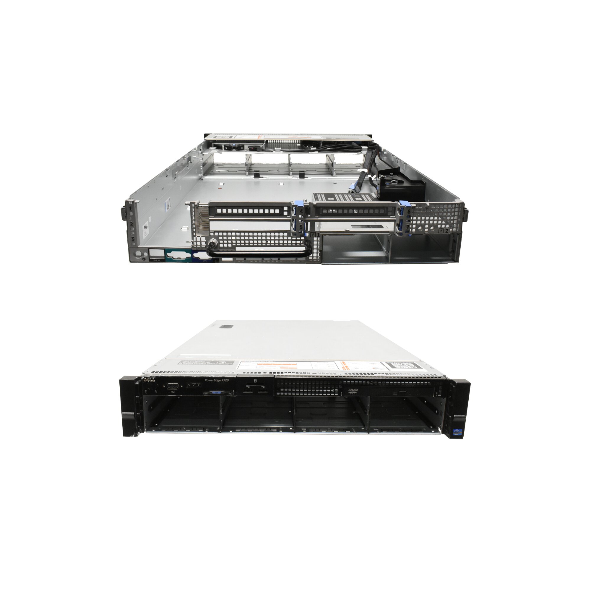 Dell PowerEdge R720 Rack Server Chassis 2U 8Bay 3.5 Zoll LFF 07KF7P ...