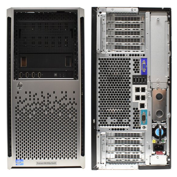 HP ProLiant ML350p G8 Tower Server no CPU no Ram no Kühler no HDD P420i ...