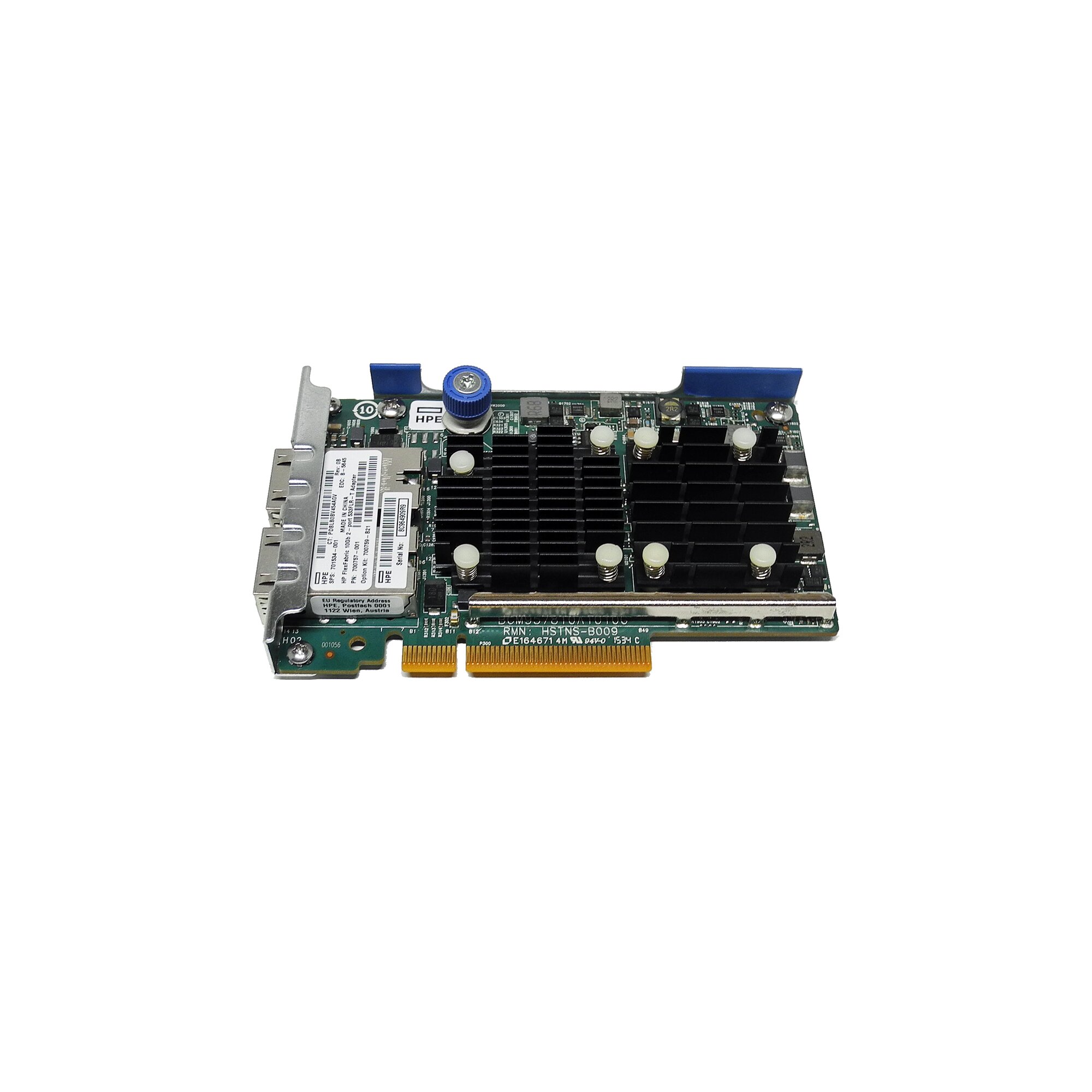 HP 533FLR-T 2-Port 10GbE PCI-Express x8 Network Adapter 700757-001 ...