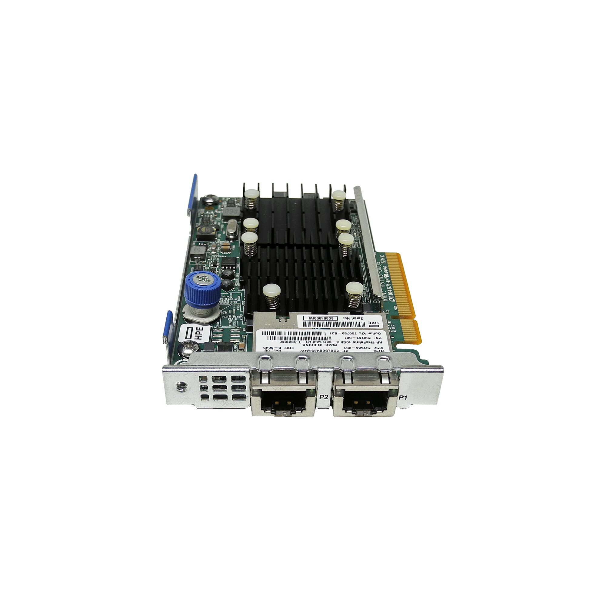 HP 533FLR-T 2-Port 10GbE PCI-Express x8 Network Adapter 700757-001 ...