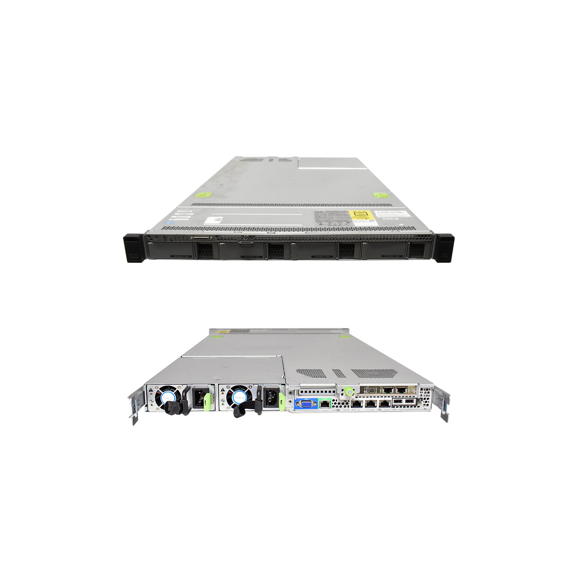 CISCO UCS C220 M3 RackServer 2x E5-2609 QC CPU 2.4GHz 16 GB RAM 4 Bay 3 ...