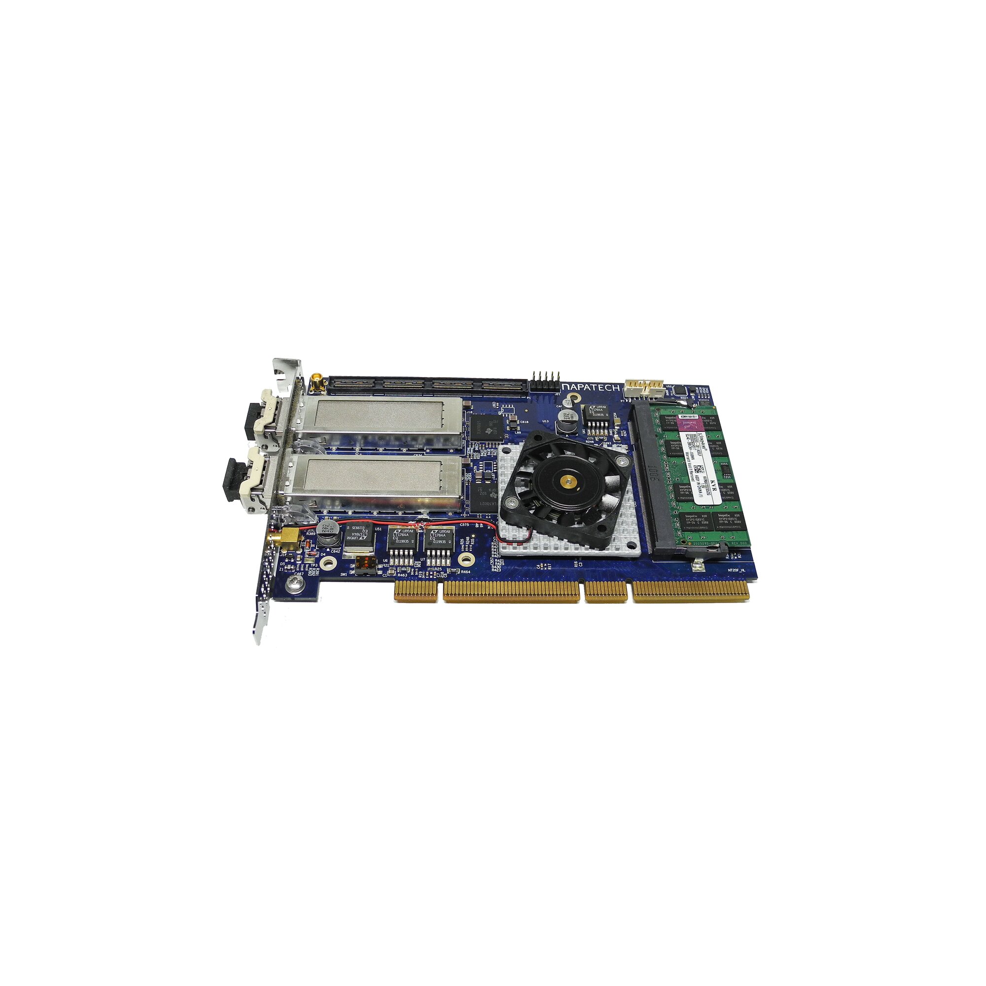 Napatech NT20X Dual-Port 10Gbit Ethernet PCI-X Netzwerkkarte 810-0016 ...