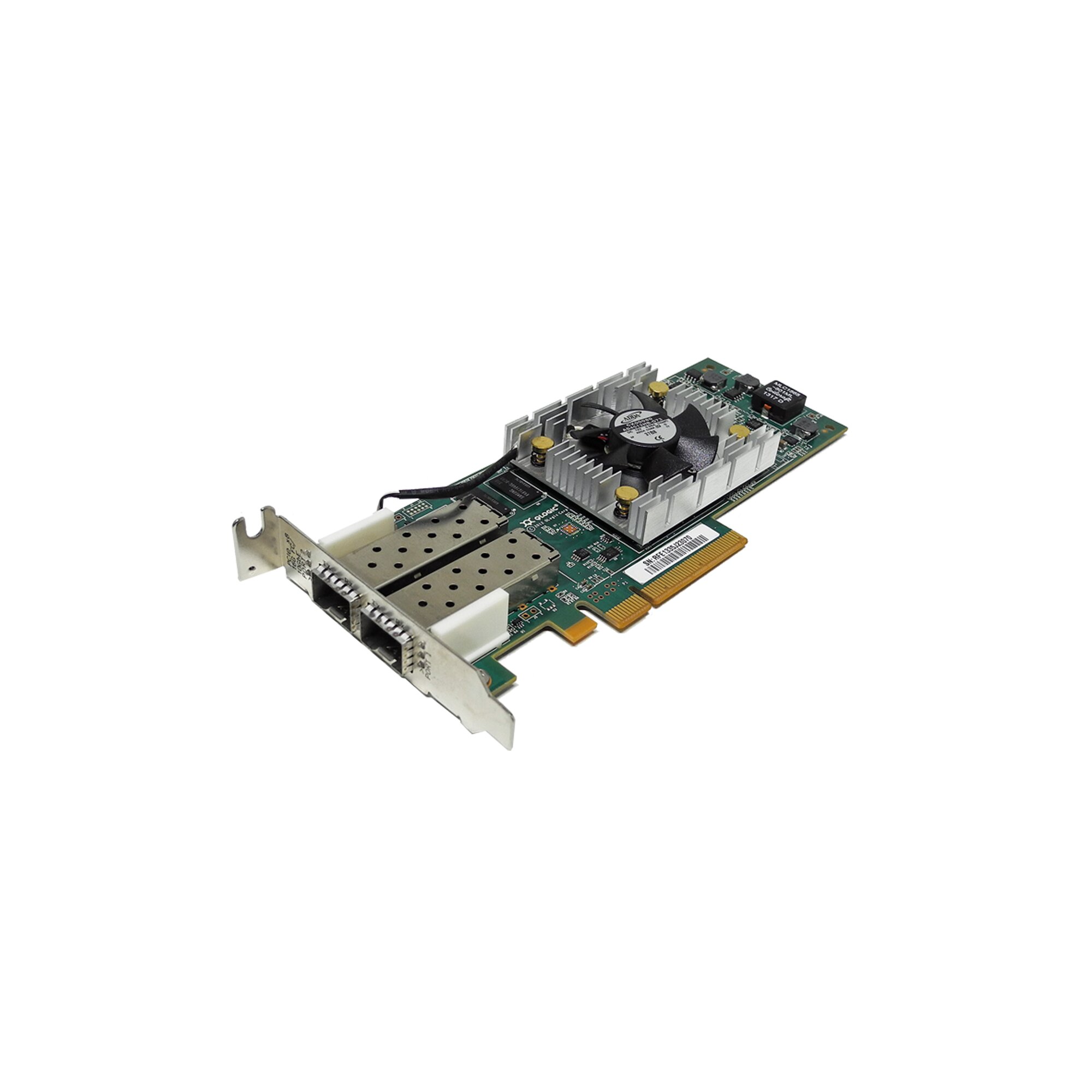 QLogic QLE8362-CU Dual-Port 10Gb/s PCIe x8 FC Converged Network Adapter ...
