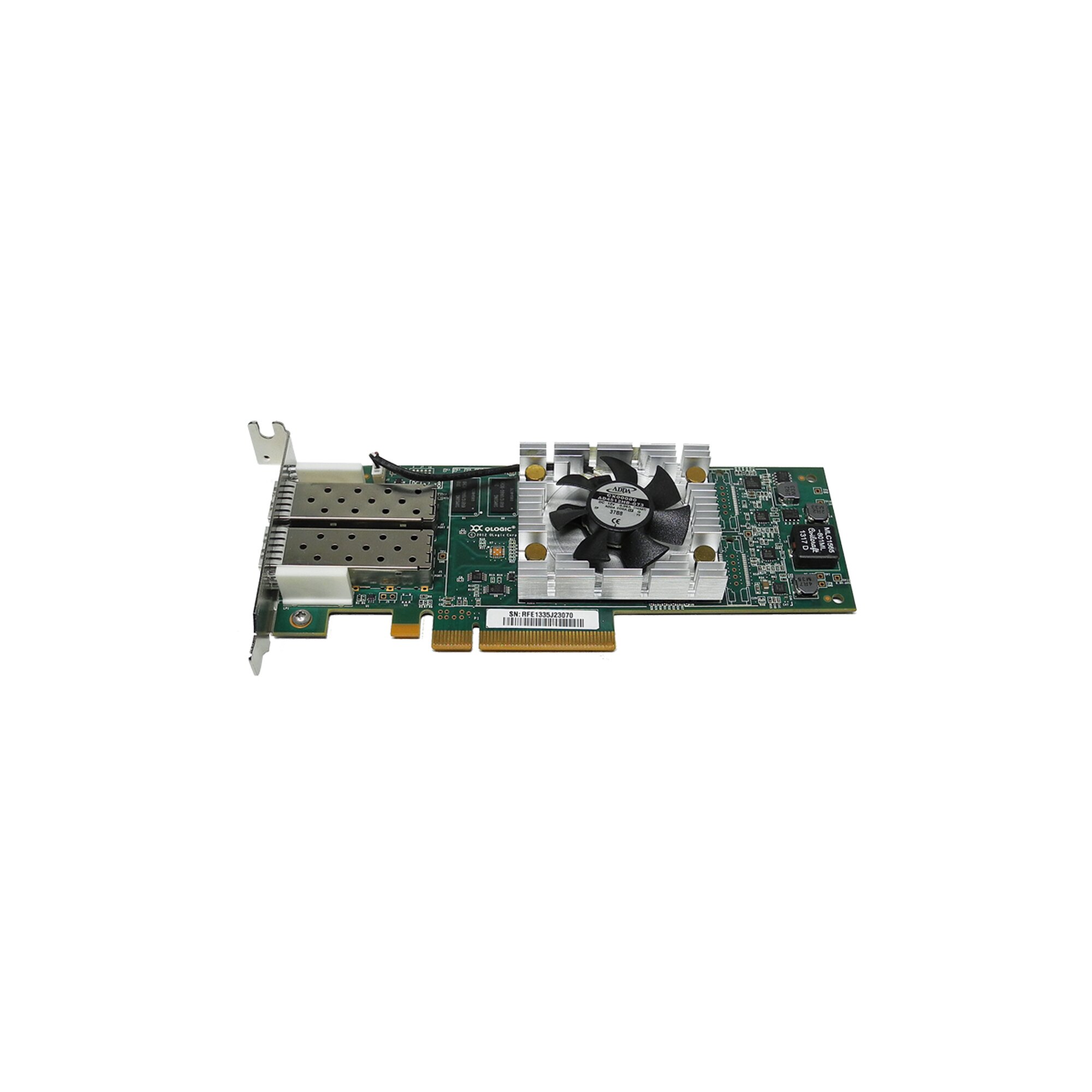 QLogic QLE8362-CU Dual-Port 10Gb/s PCIe x8 FC Converged Network Adapter ...