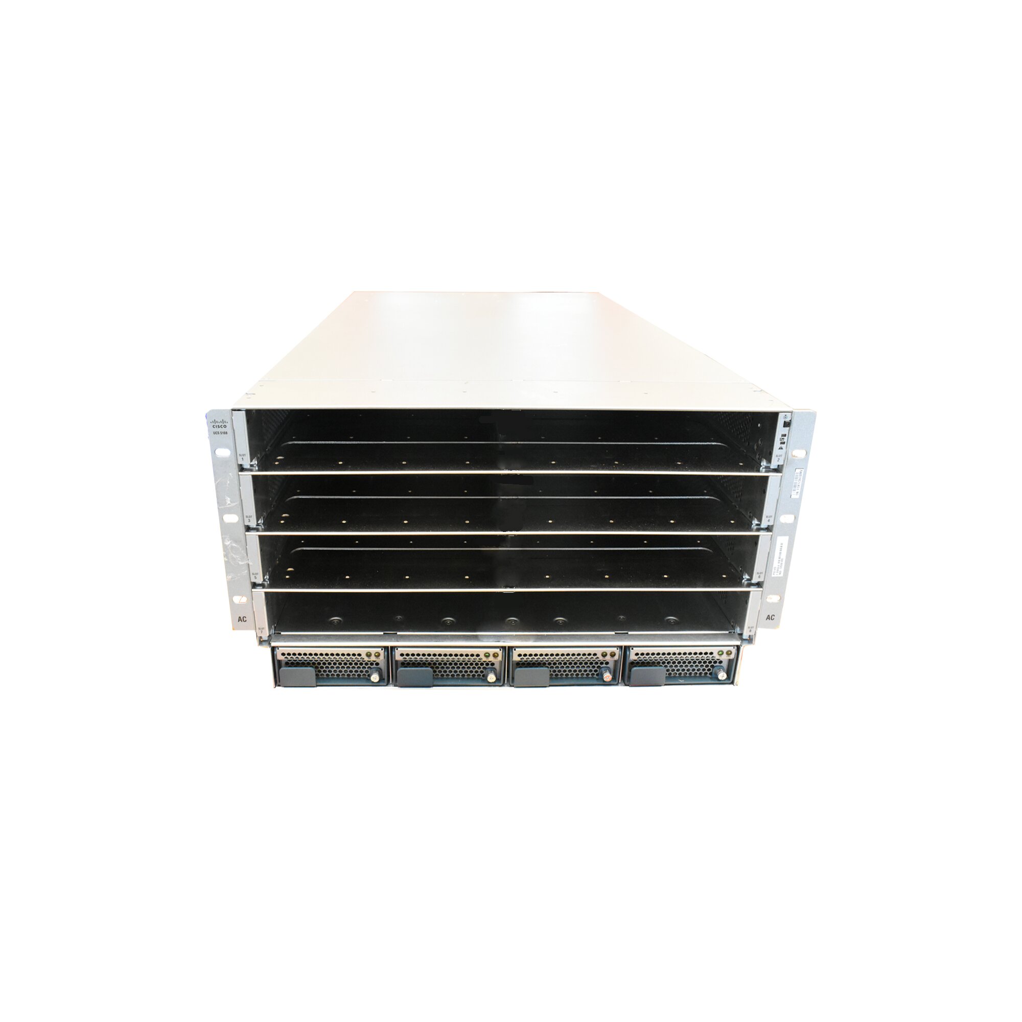 Cisco Server Chassis N20-C6508 2x UCS 2208XP 4x UCSB-PSU2500ACPL 8x N20 ...