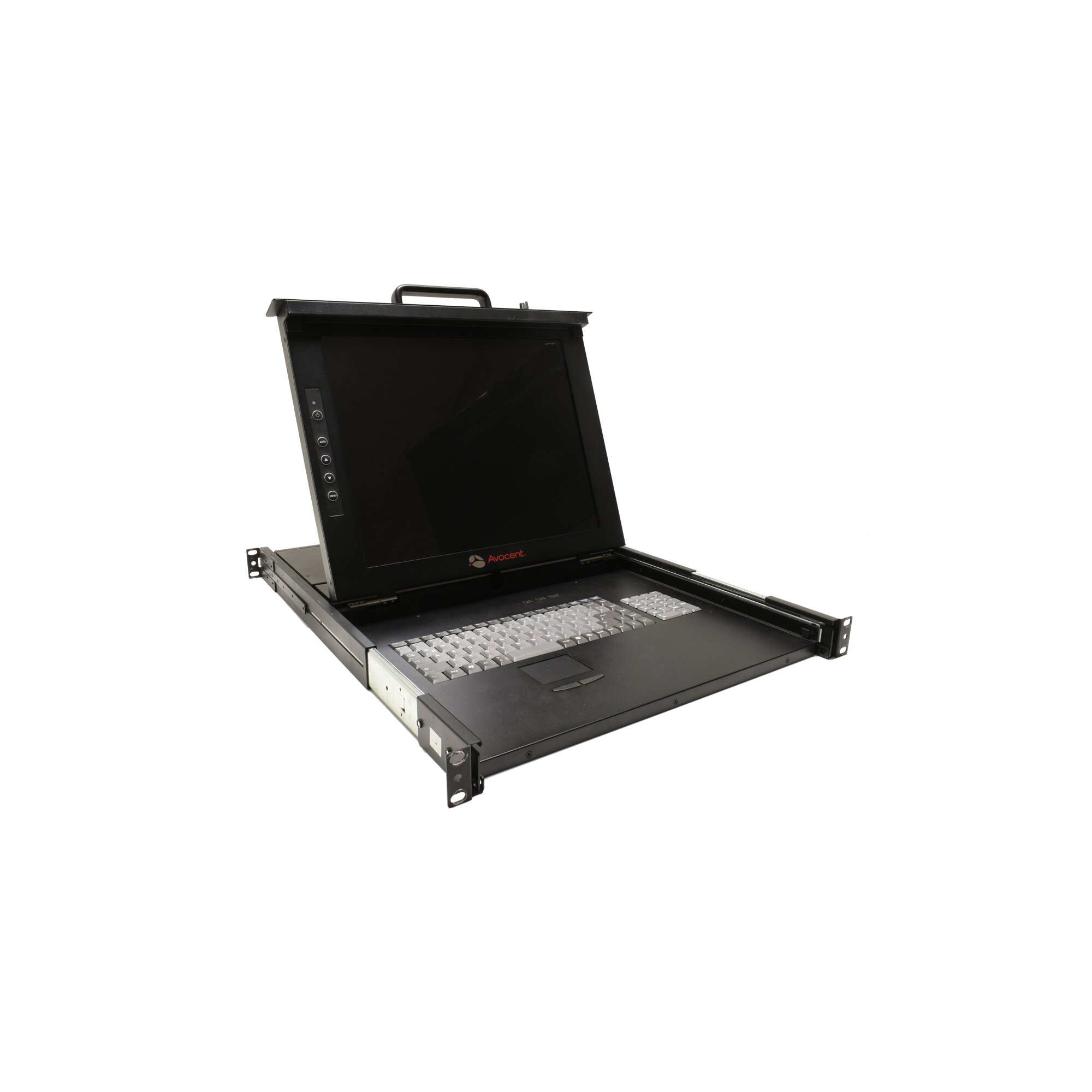 Avocent KVM Rack Console LCD17SWT8-205 17 Zoll TFT DE Tastatur 8 Port ...