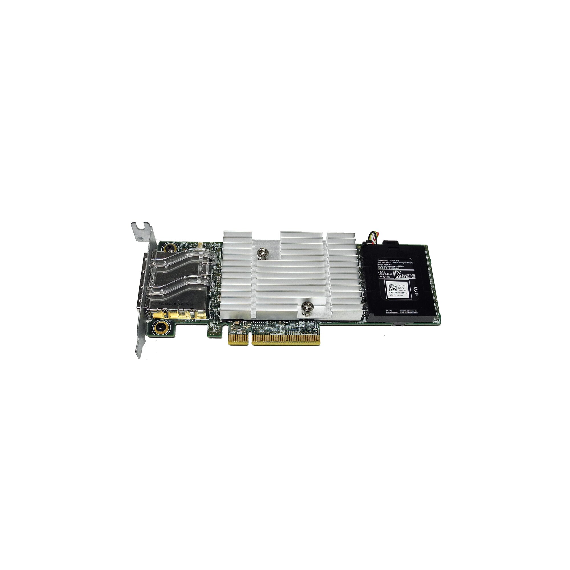 DELL PERC H810 6 Gb/s PCIe x8 1 GB SAS RAID Controller 0VV648 + BBU LP ...