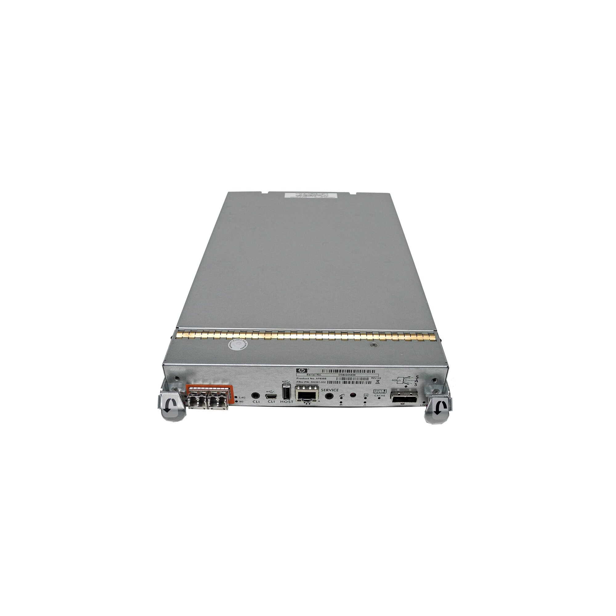 HP Storage Works P2000 G3 AP836B MSA Controller 592261-002 + 2x 8Gb FC ...