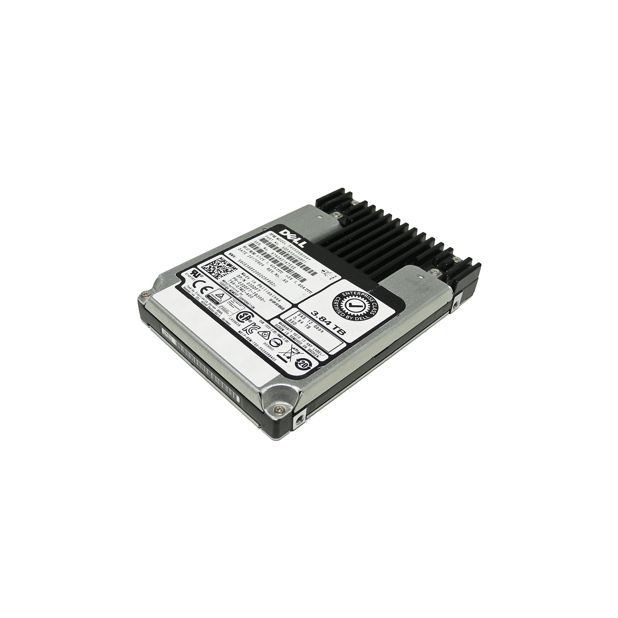 Dell Toshiba PX05SVB384Y 3.84TB SAS 12Gb/s 2.5“ Solid State Drive (SSD ...
