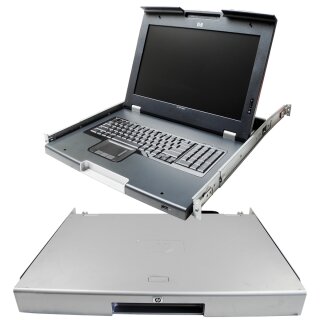 HP Rack 22U + Blade Center 3x C3000 +1x KVM Console TFT7600 + HP Server ...