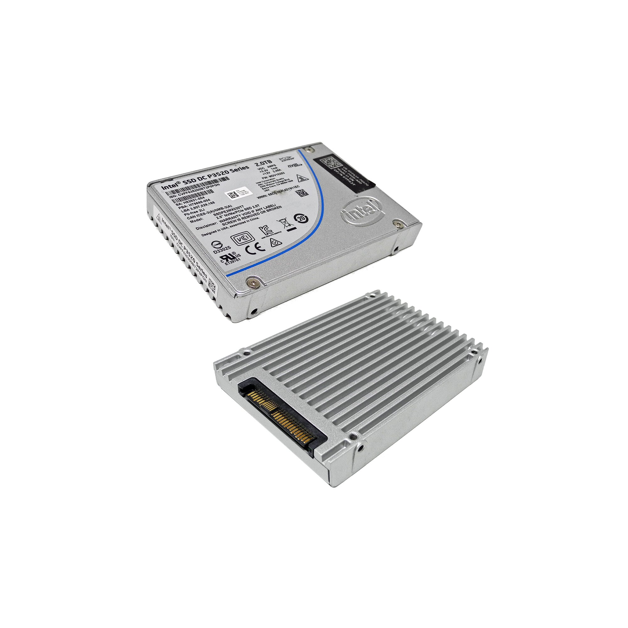 Dell Intel 2TB SSD DC P3520 Series NVMe/PCIe Solid State Drive (SSD ...