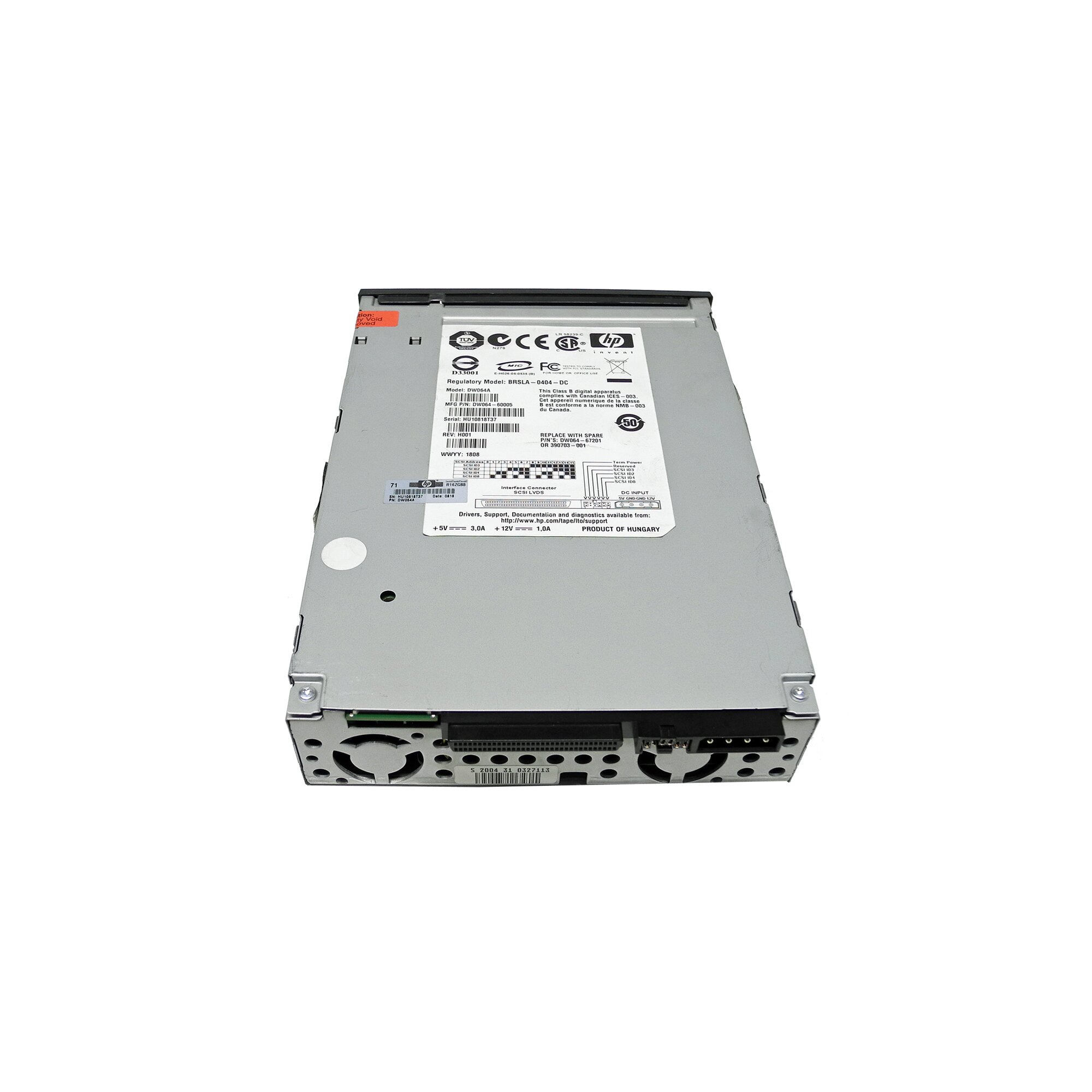 HP StorageWorks Ultrium 232 LTO1 BRSLA-0404-DC Tape Drive ...