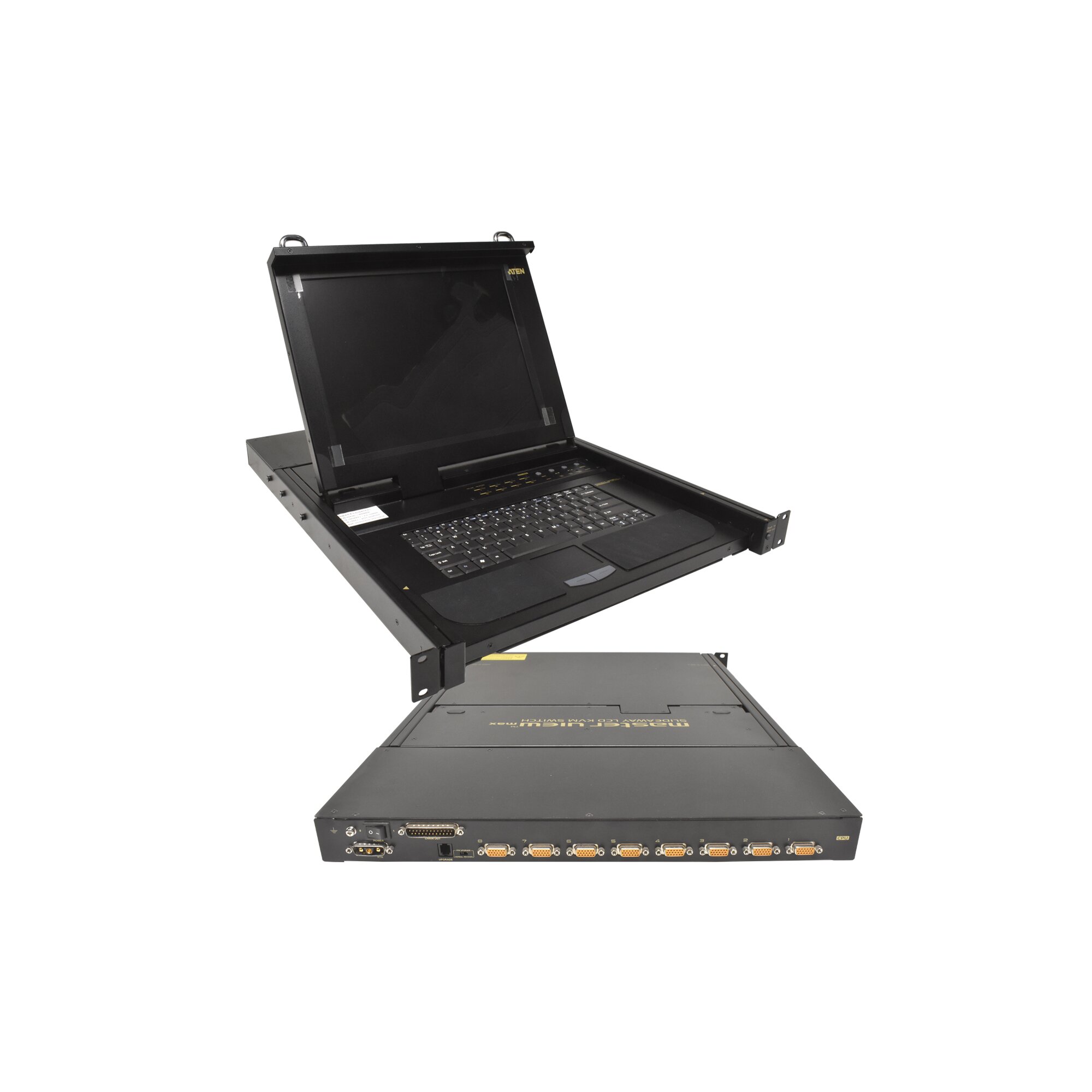 Aten Master View Slideaway LCD KVM Switch CS-1208DL 8 Port 15 Zoll ...