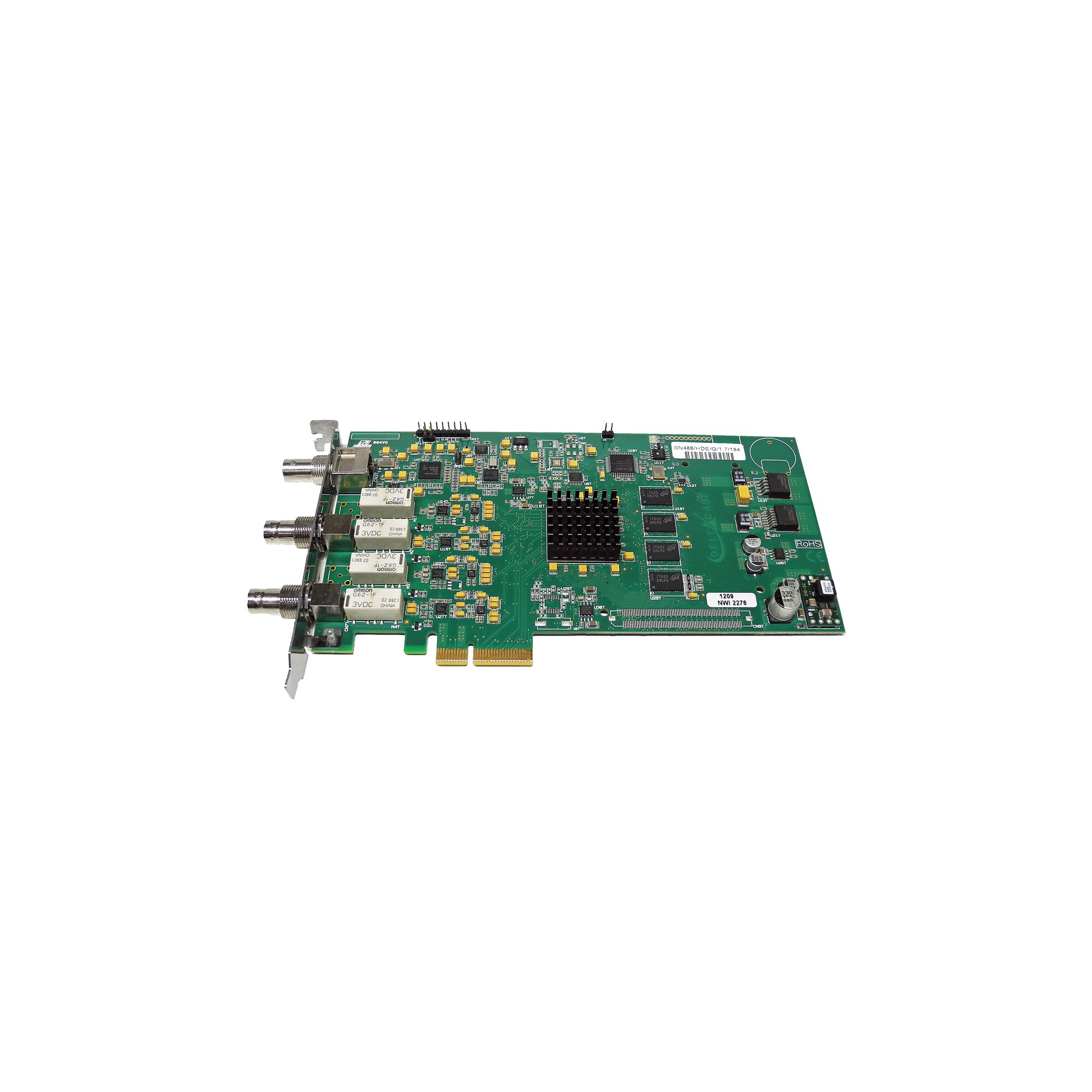 Deltacast DELTA-HD-E 02 Dual Channel PCIe x4 HD-SDI Output Card ...