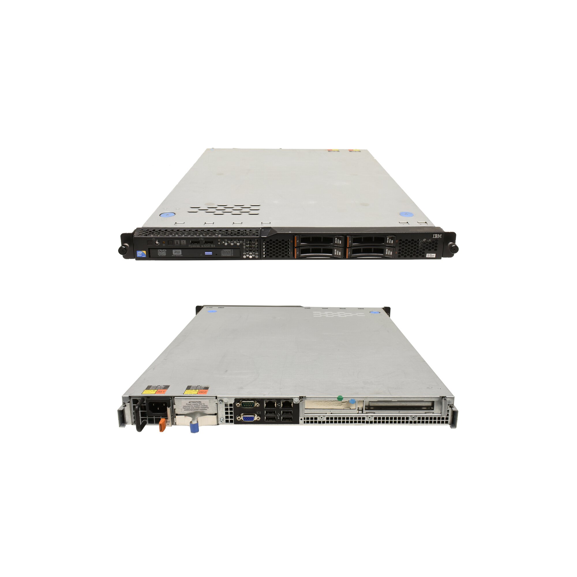 IBM x3250 M4 Server 1x Xeon E3-1240 V2 Quad-Core 3,40 GHz 16GB RAM 4x ...
