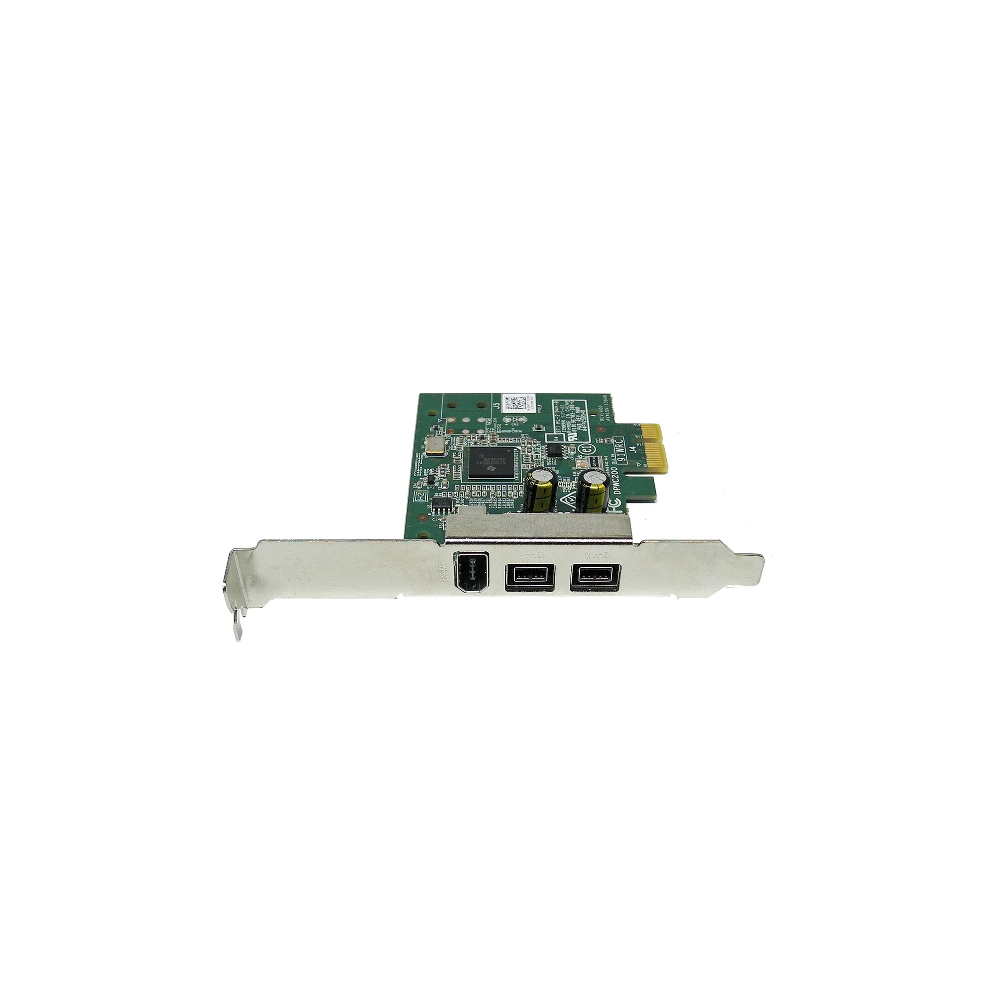 DELL DPWC200 91WRC PCI-Express x1 2x 1394B 1x 1394A Firewire Karte ...