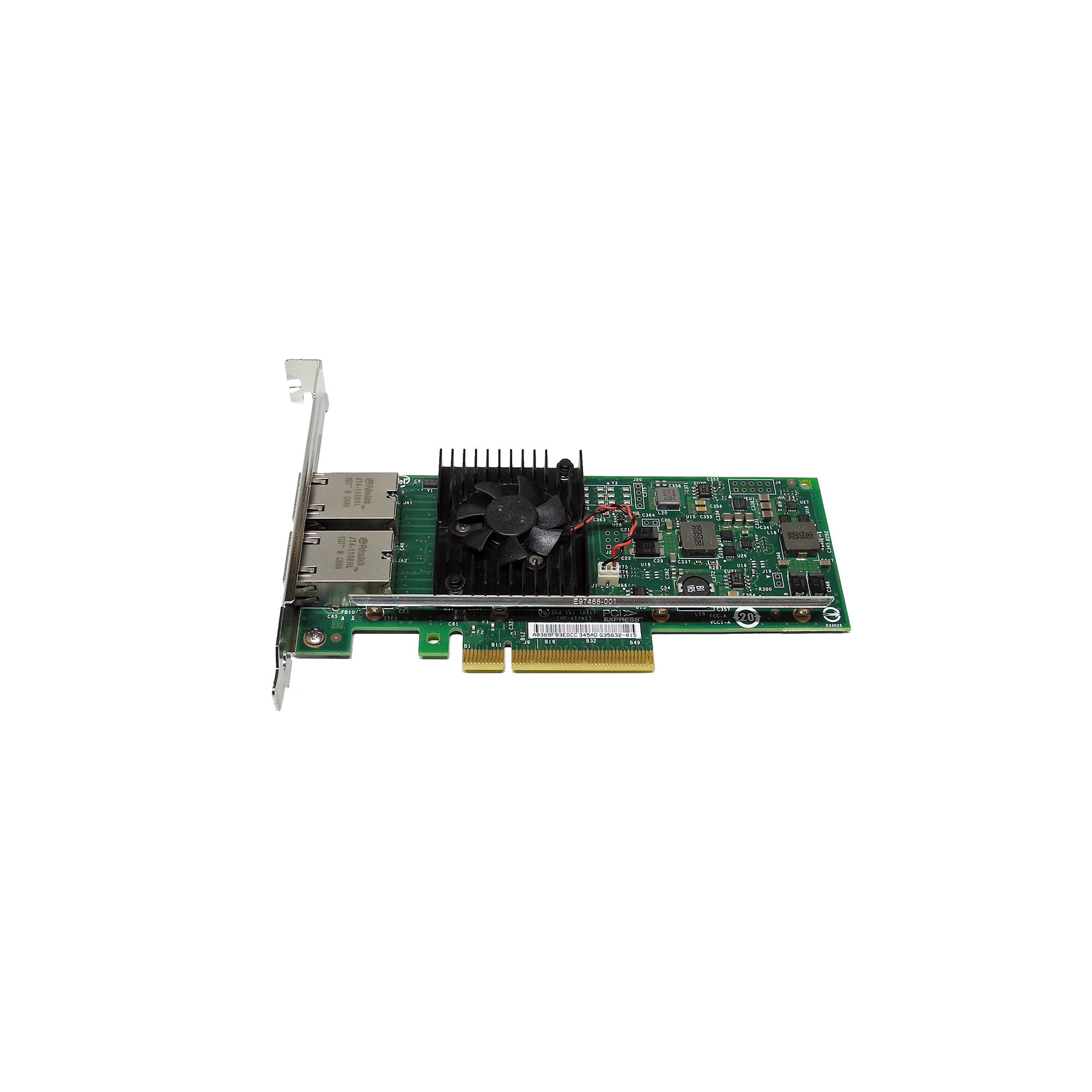 DELL Intel X540-T2 Dual-Port 10GbE PCIe x8 Converged Network Adapter ...