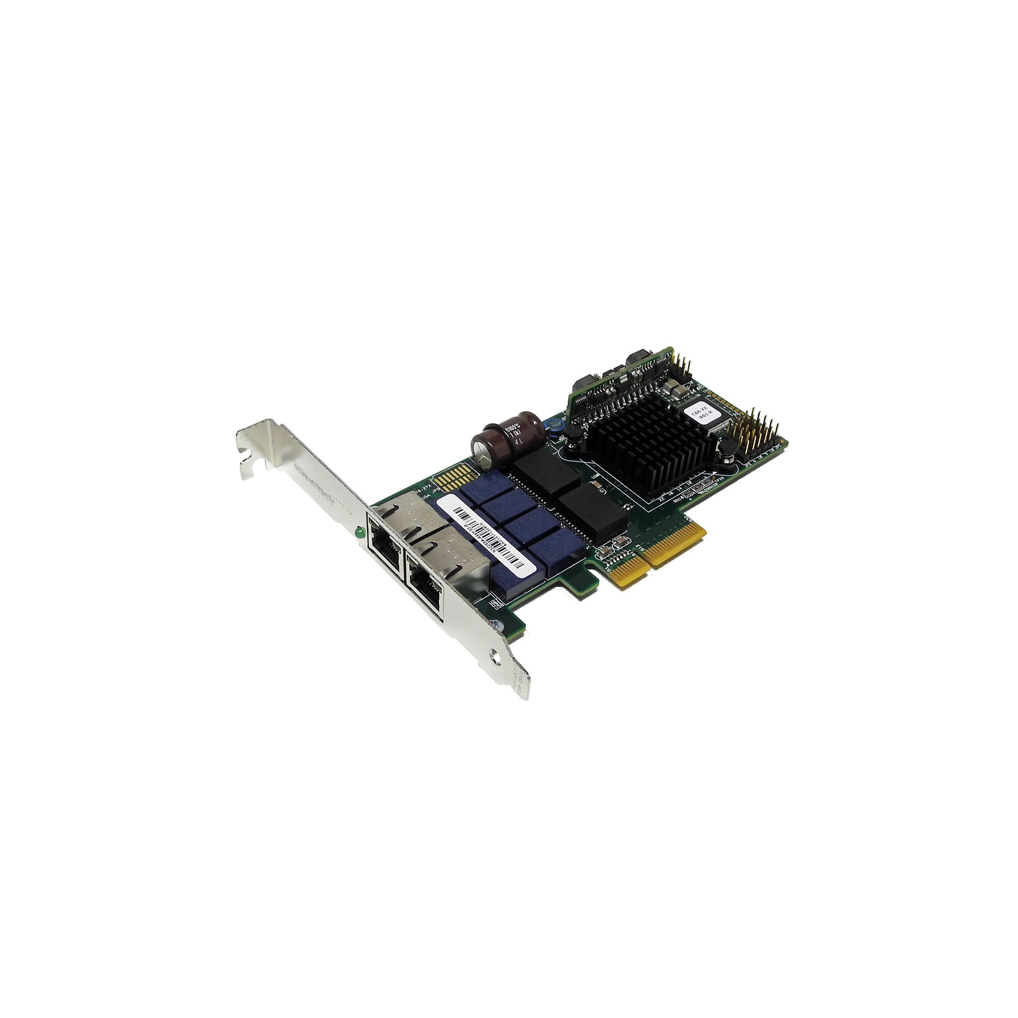 Interface Masters Niagara 4PE-76-2TX Dual-Port Gigabit Ethernet PCIe x4 ...