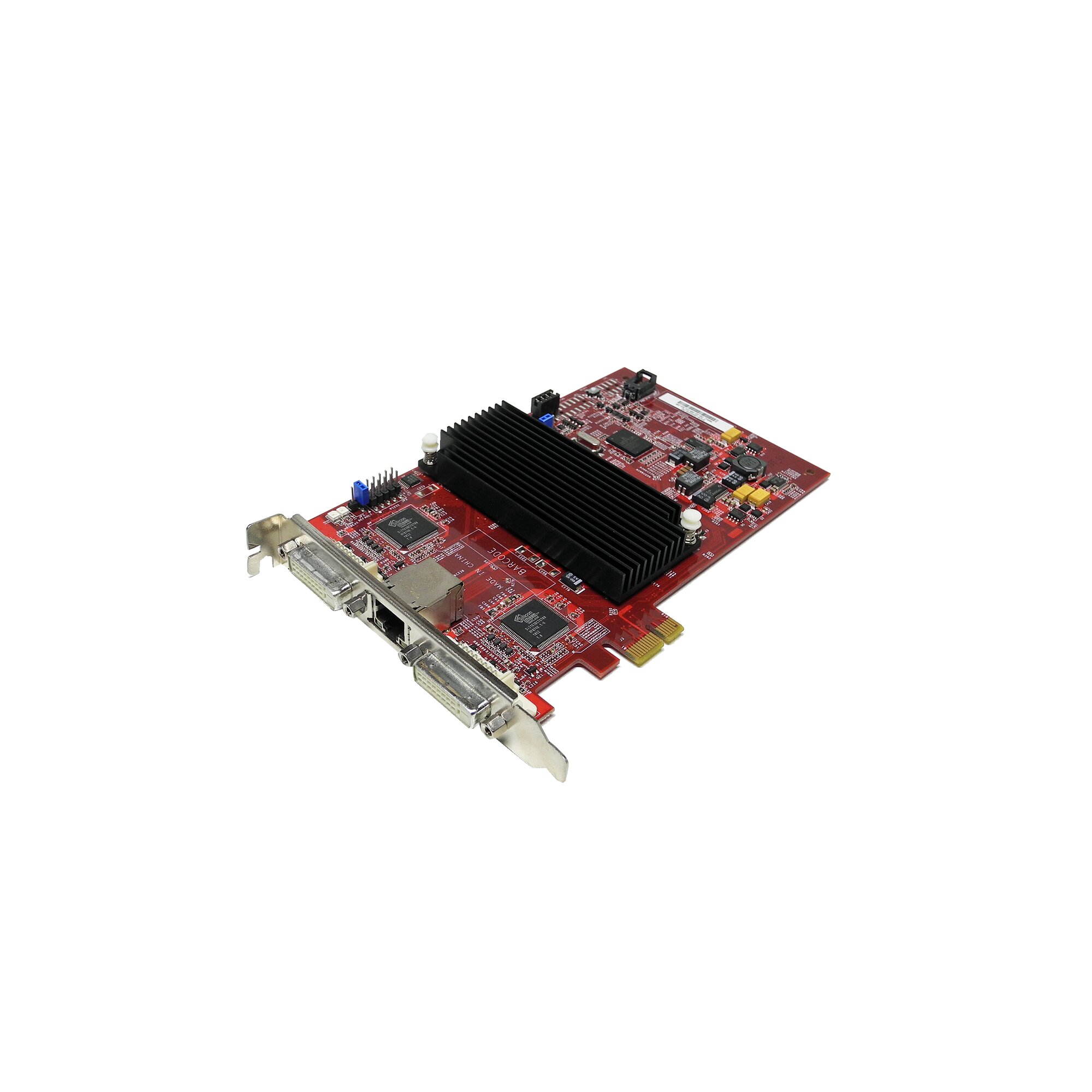 DELL FX100 1x RJ45 2x DVI Ports PCIe x1 Remote Management Card ...