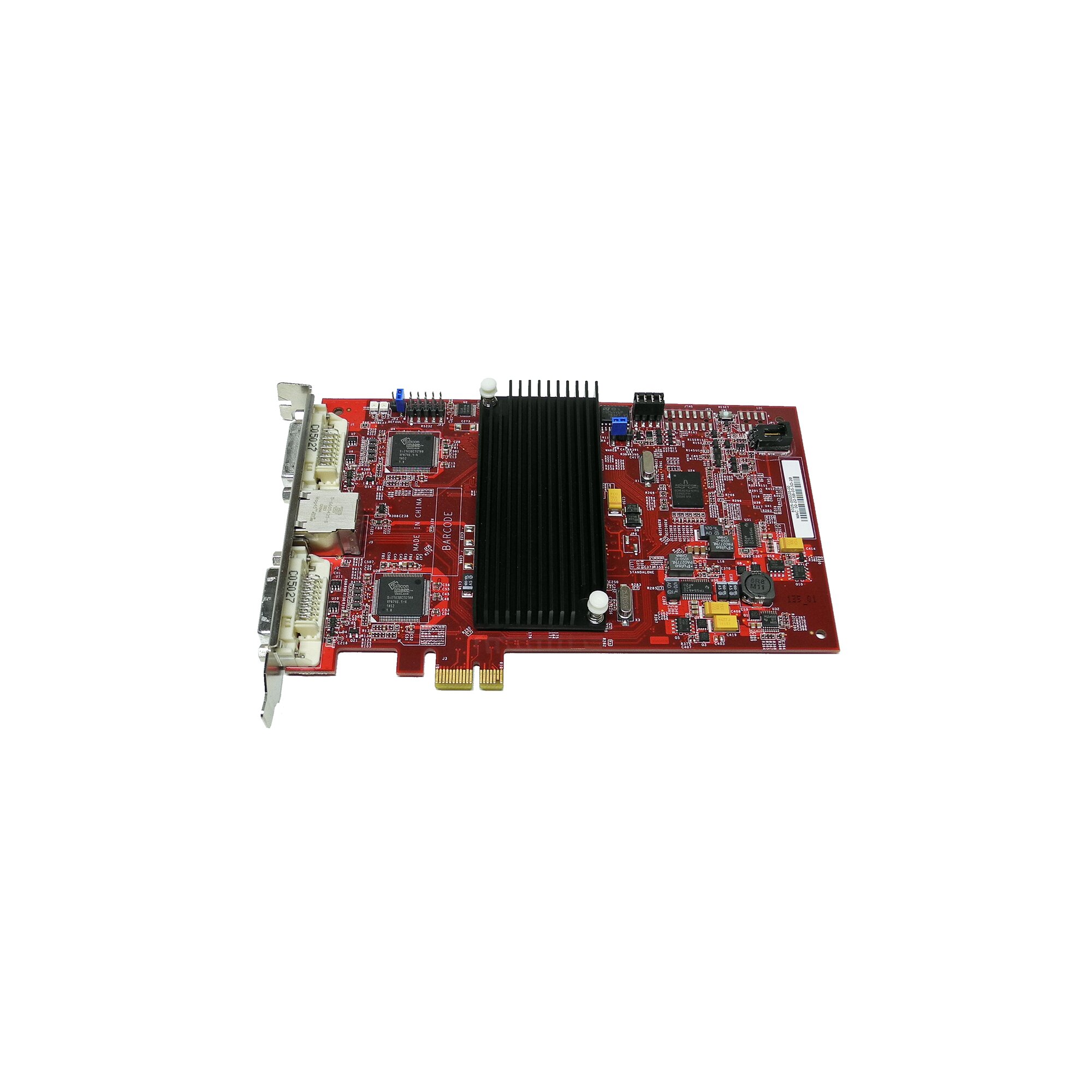DELL FX100 1x RJ45 2x DVI Ports PCIe x1 Remote Management Card ...