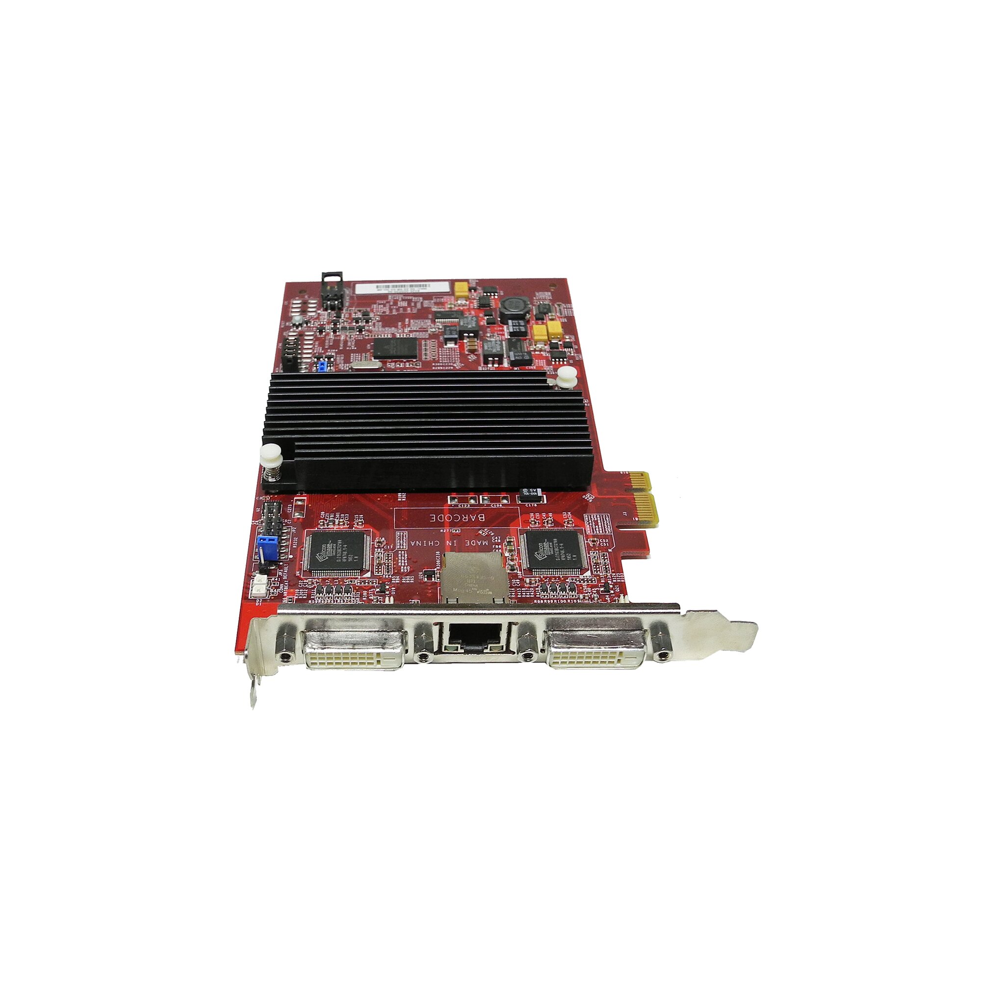 DELL FX100 1x RJ45 2x DVI Ports PCIe x1 Remote Management Card ...