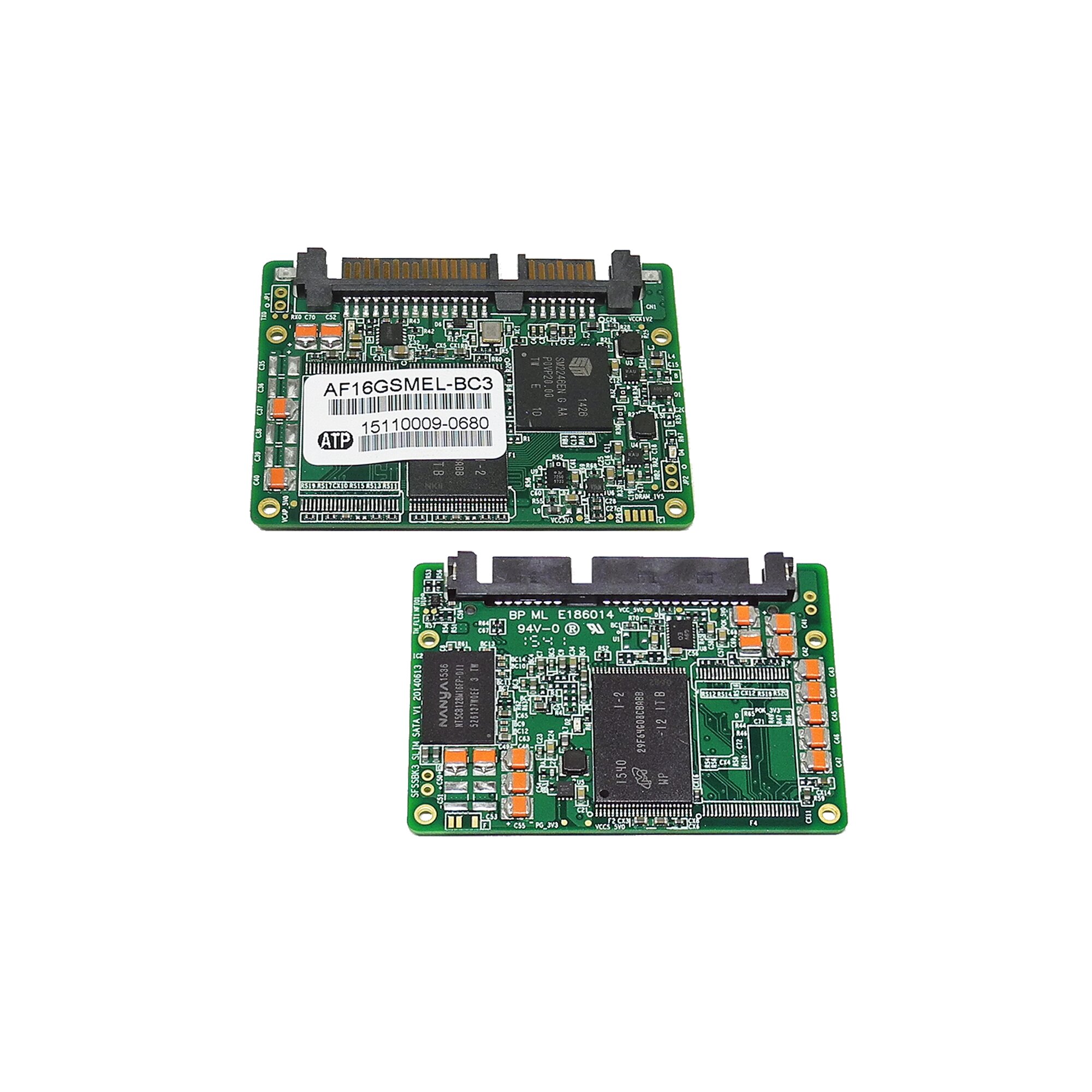 ATP Electronics 16GB mSATA SSD Solid State Drive Card AF16GSMEL-BC3 ...
