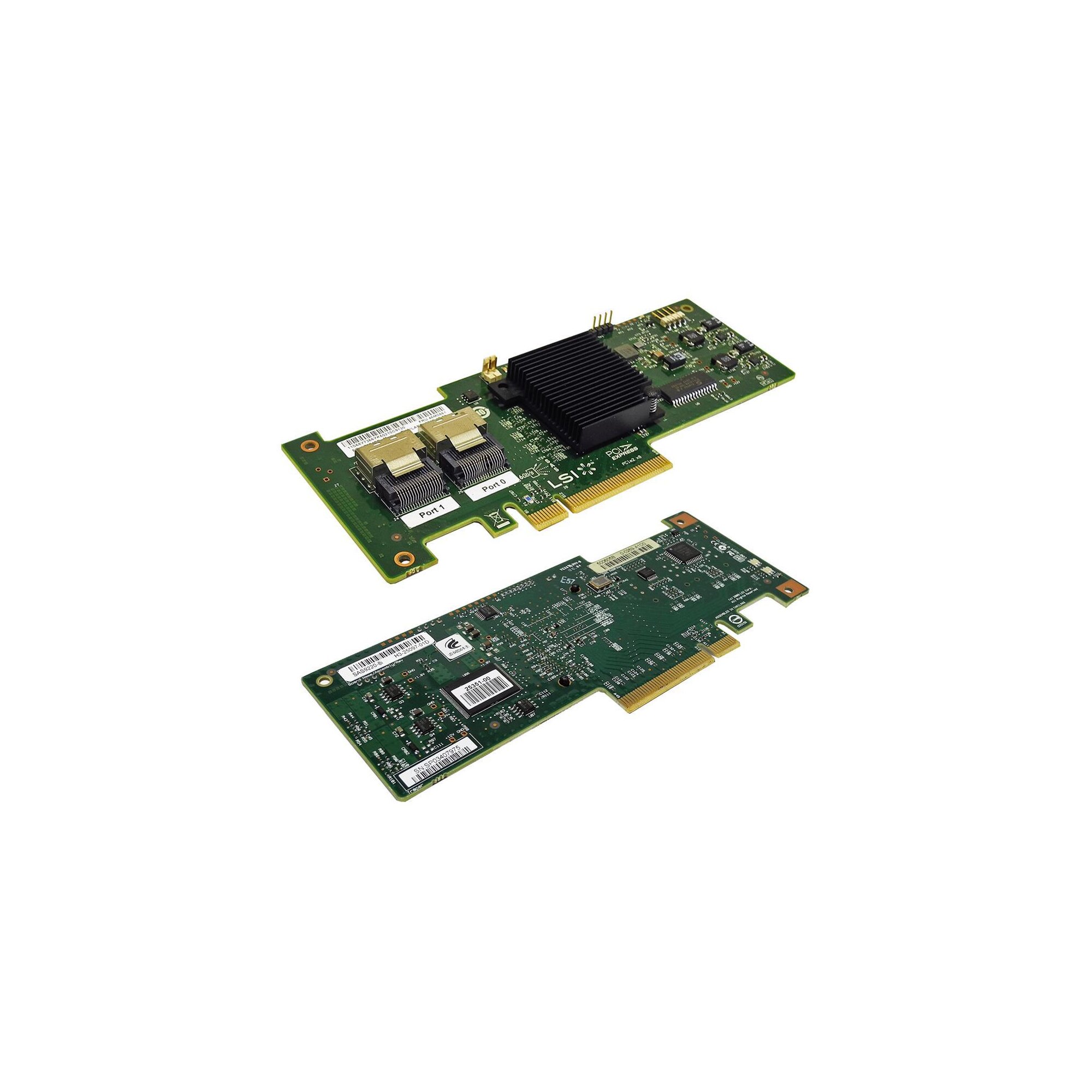 LSI IBM SAS9223-8i 6 Gb/s PCIe x8 SAS/SATA RAID Controller M1115 FRU ...