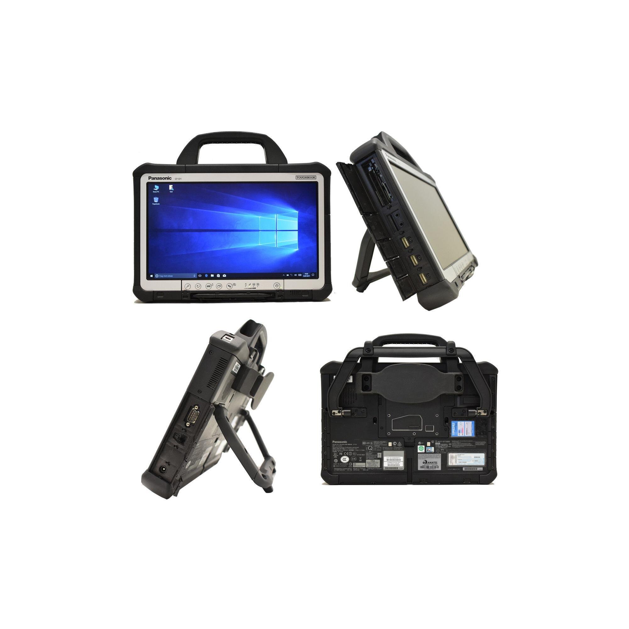 Panasonic TOUGHBOOK CF-D1 13,3 Zoll Intel CPU 4GB RAM 250GB HDD Win10 ...