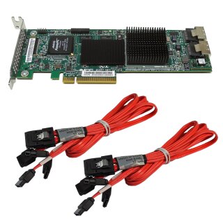 AMCC 9690SA-8i SAS/SATA RAID Controller 700-3405-00P + 2x SAS/SATA ...