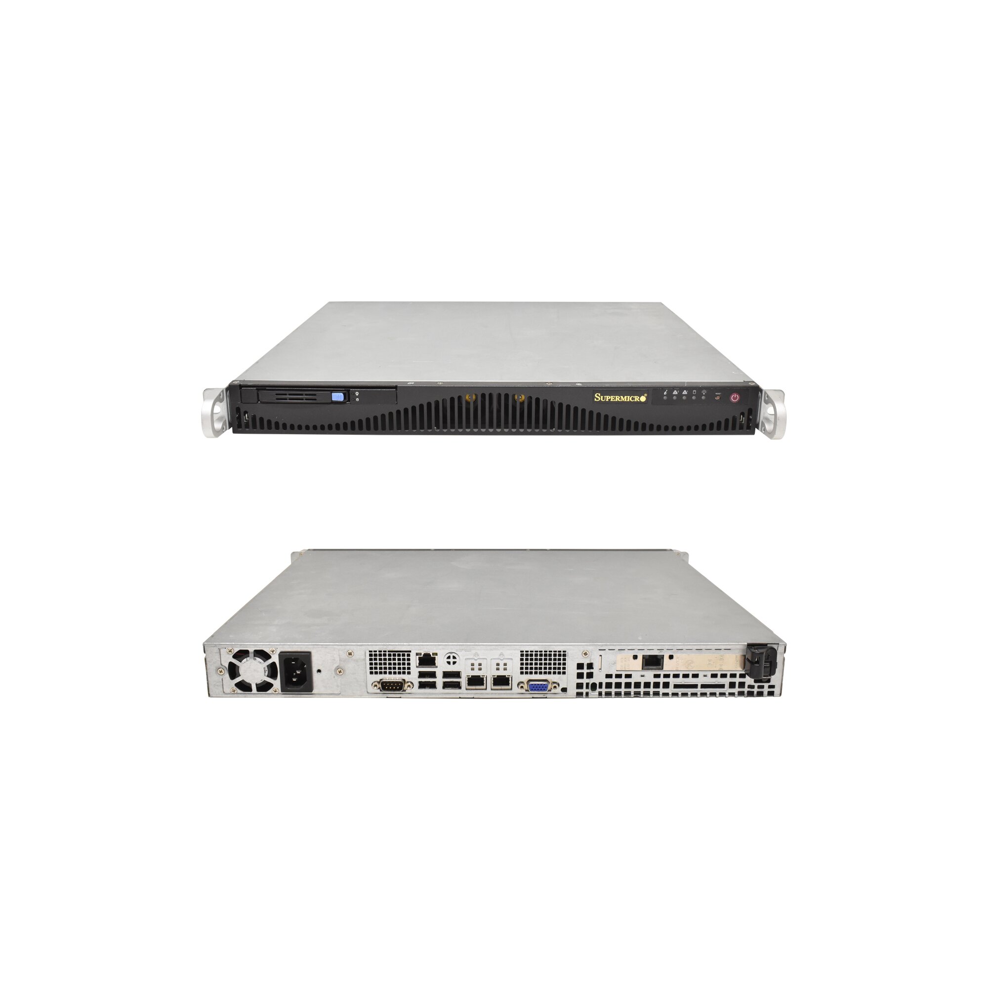 Supermicro CSE-512 X10SLL-F Rev.: 1.02 Xeon i3-4130T CPU 2,9GHz 8GB RAM ...