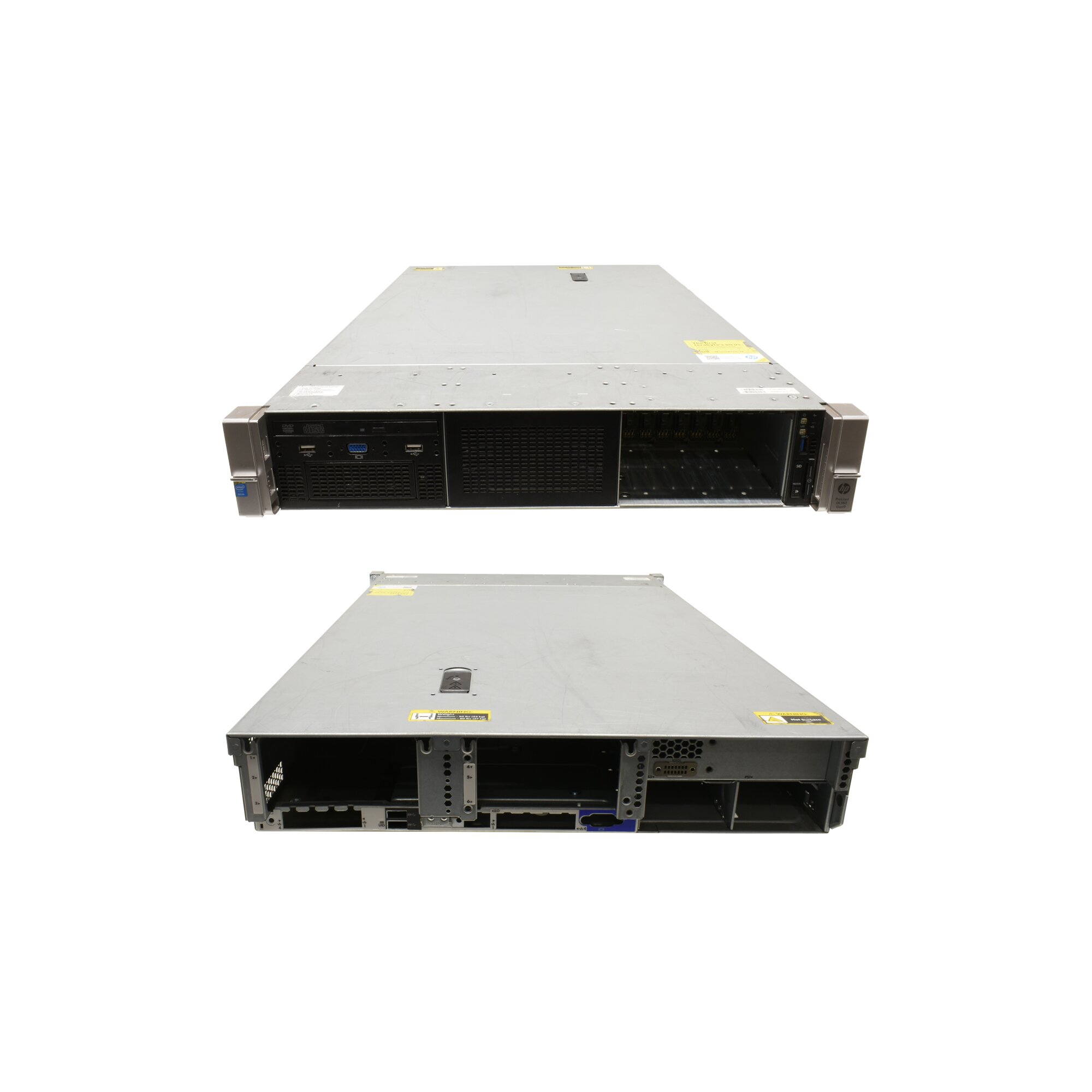 HP ProLiant DL380 G9 Gen 9 Rack Server Chassis 2U 752687-B21 DVD-ROM 8x ...