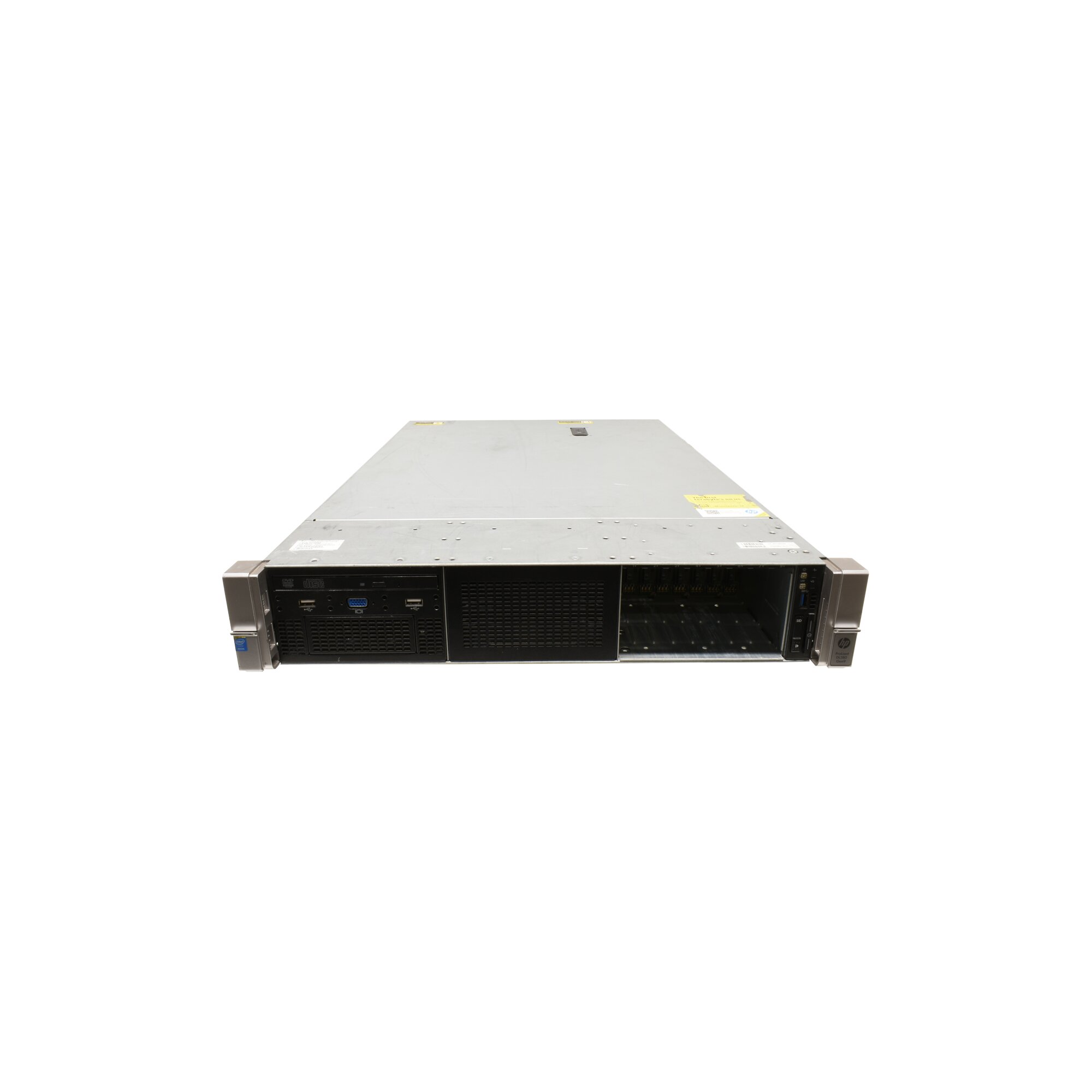 HP ProLiant DL380 G9 Gen 9 Rack Server Chassis 2U 752687-B21 DVD-ROM 8x ...