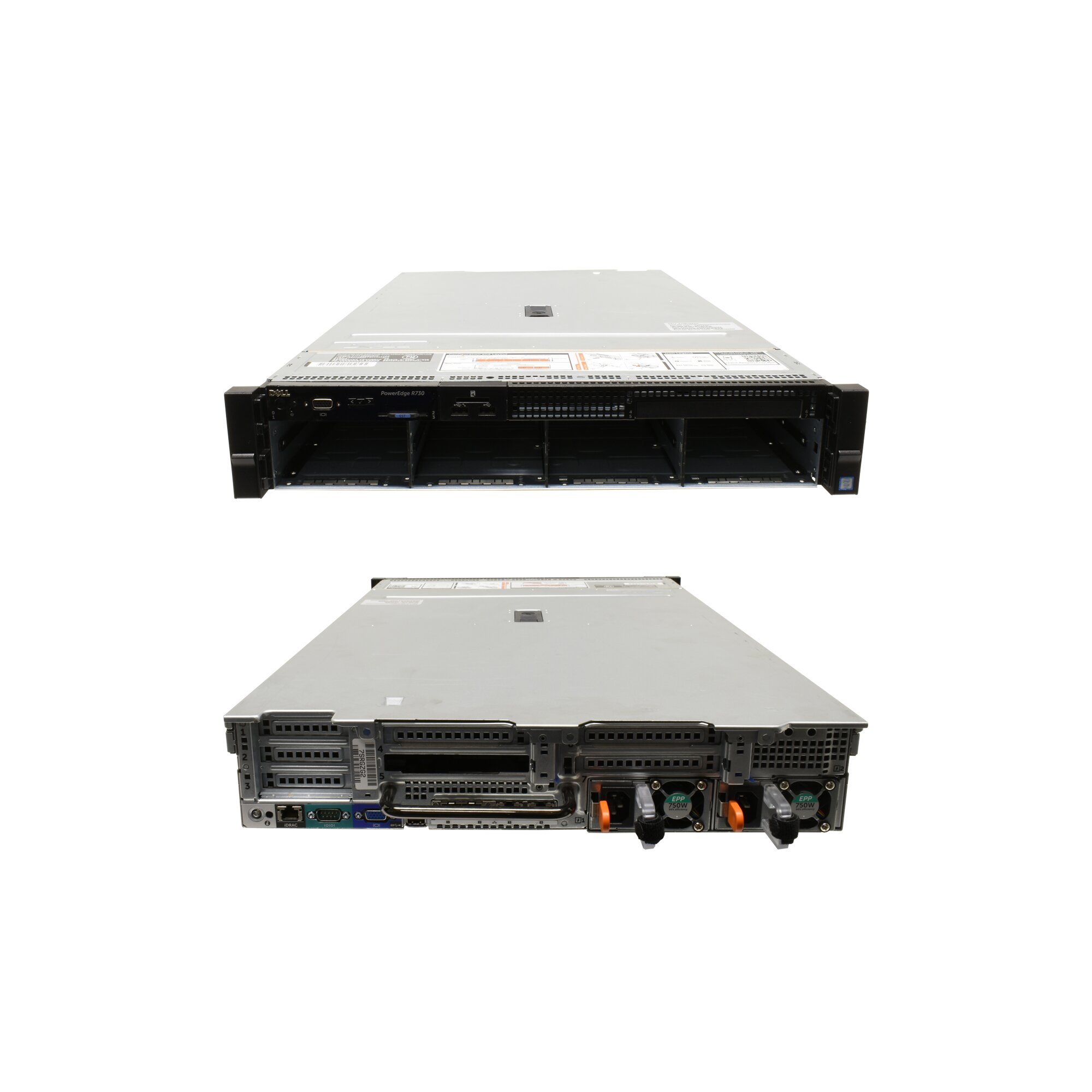 Dell PowerEdge R730 Rack Server 2U ohne CPU mit CPU Kühler ohne RAM ...