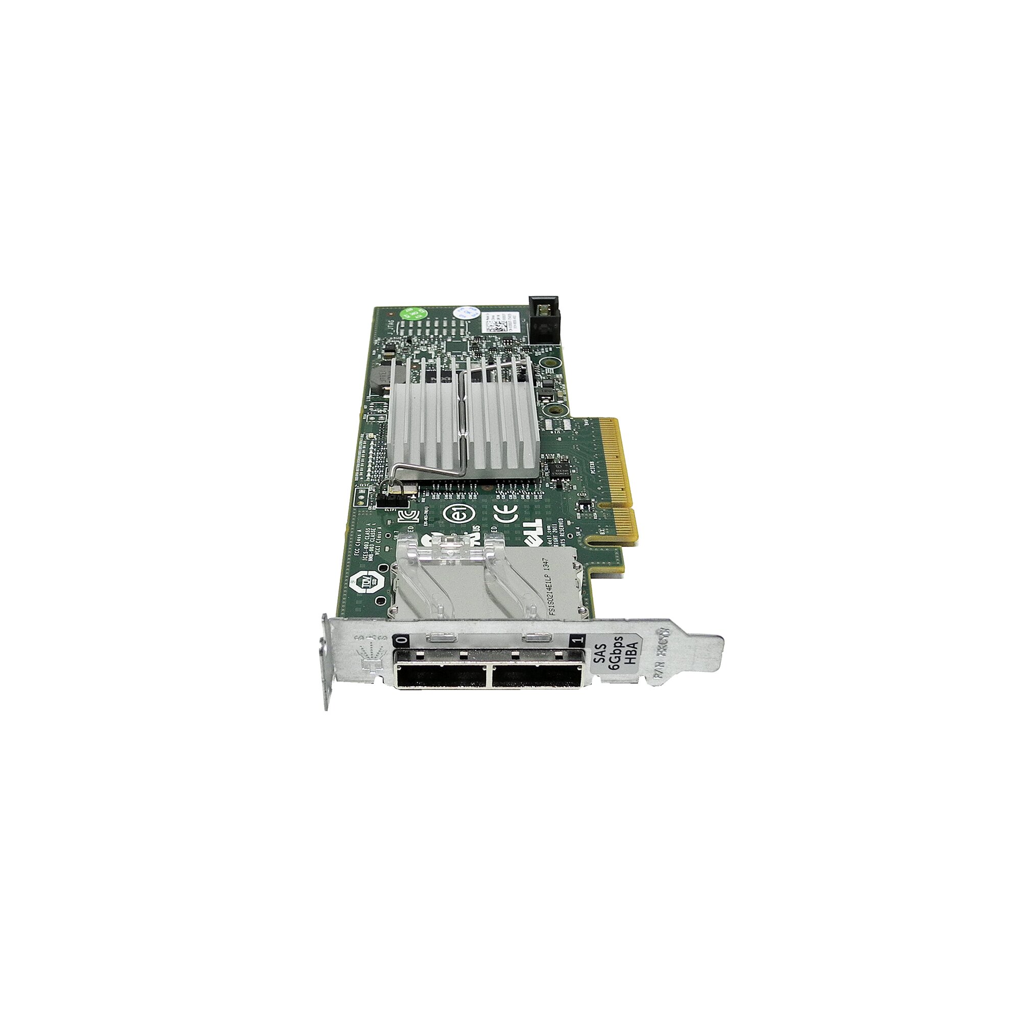 DELL UCS-70 Dual-Port 6 Gb/s PCIe x8 SAS Controller 03DDJT LP PowerEdge ...