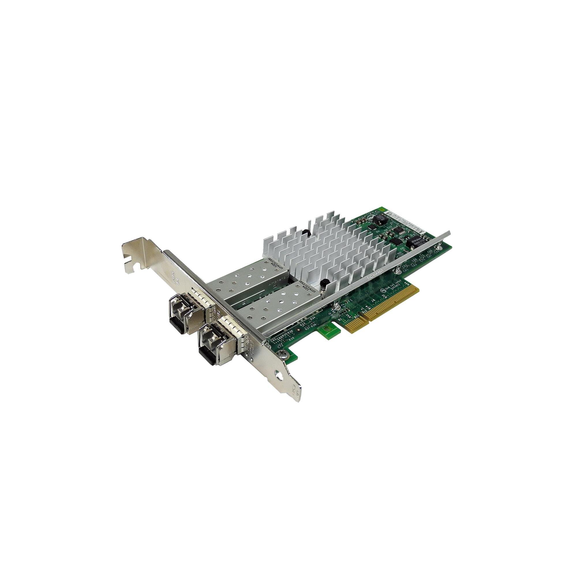 DELL Intel X520-DA2 FC Dual-Port 10GbE PCIe x8 Netzwerkkarte 0XYT17 FP ...